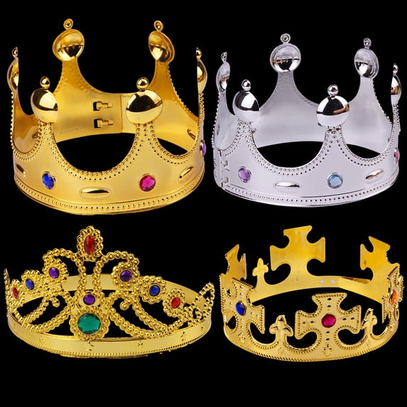 OFFIGAM 2-Pack Glitter Prince Assorted Colors Elegant Headpieces for ...