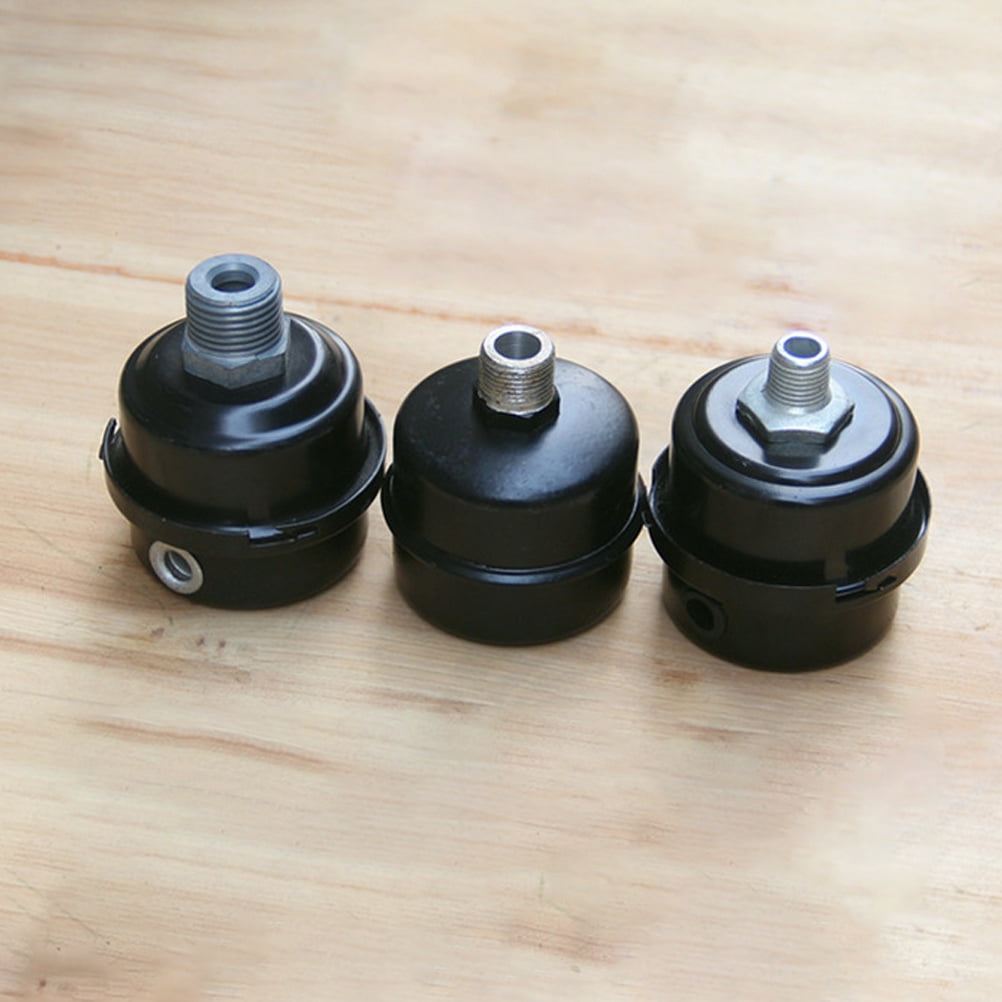 OFFIGAM 2Pcs Black Air Compressor Intake Filter Sound Muffler for Screw ...