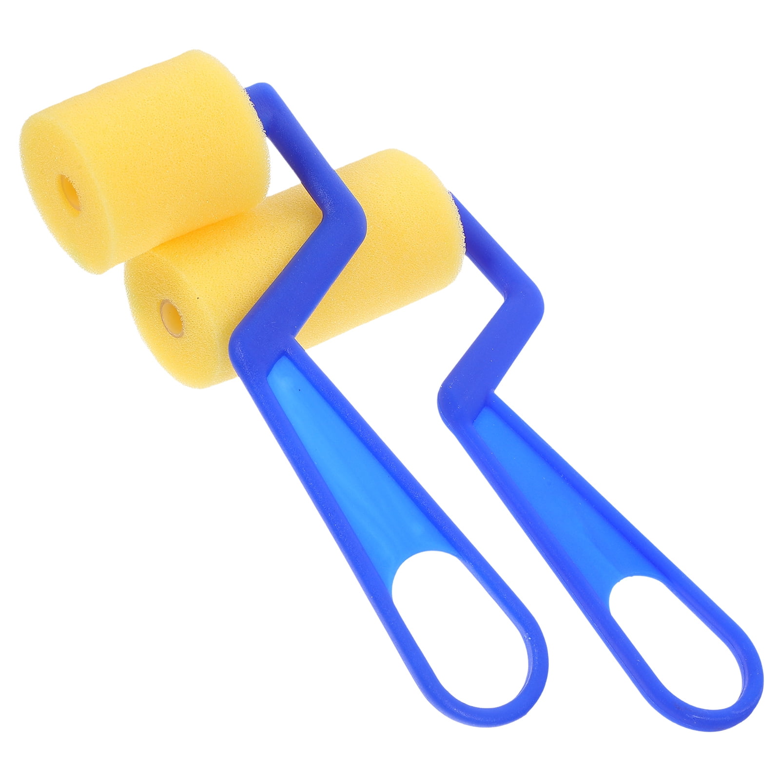 OFFIGAM 2-Pack Multi-Color Sponge Paint Brush Rollers for Drawing ...