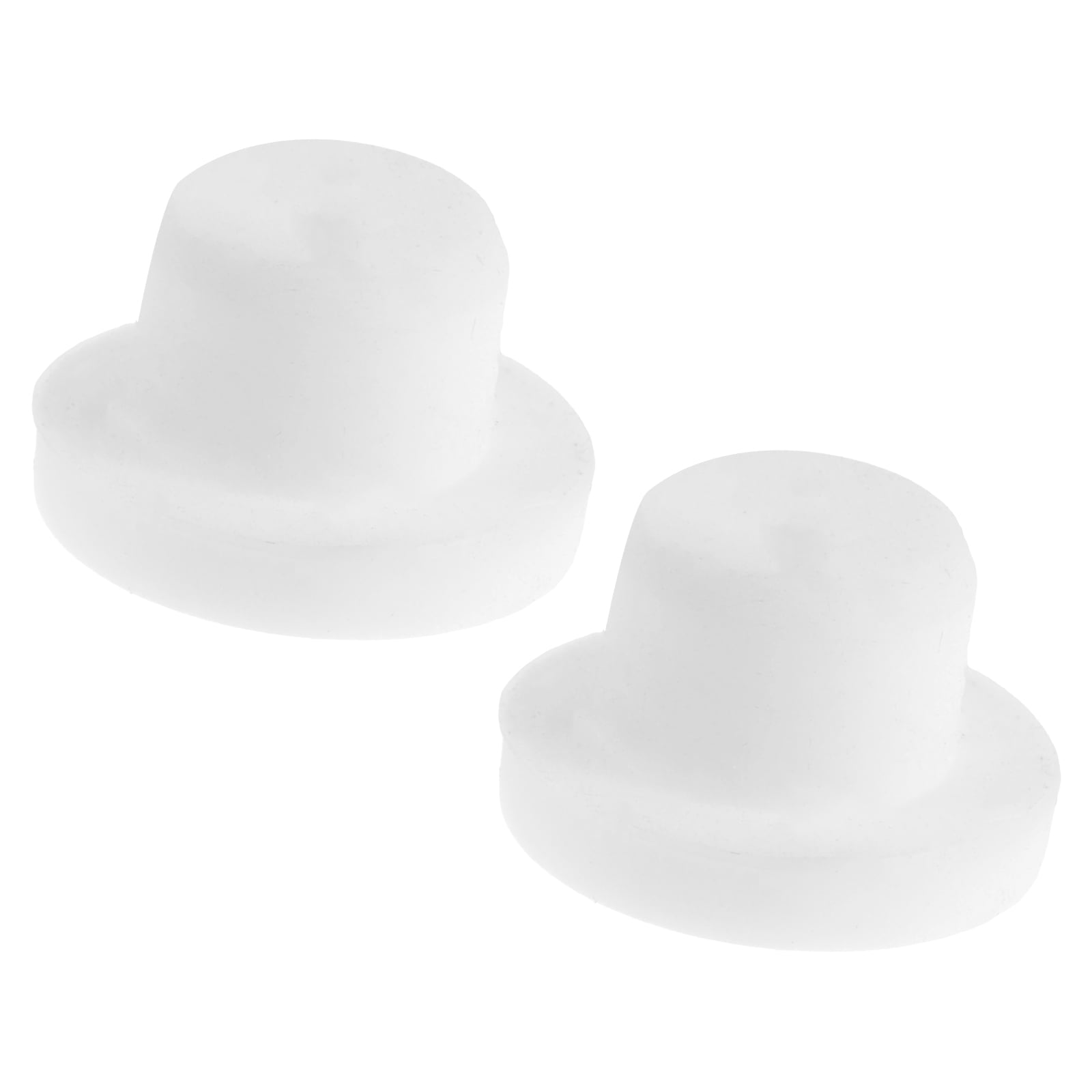 OFFIGAM 2Pcs Universal Rubber Freezer Drain Hole Stopper White Round ...