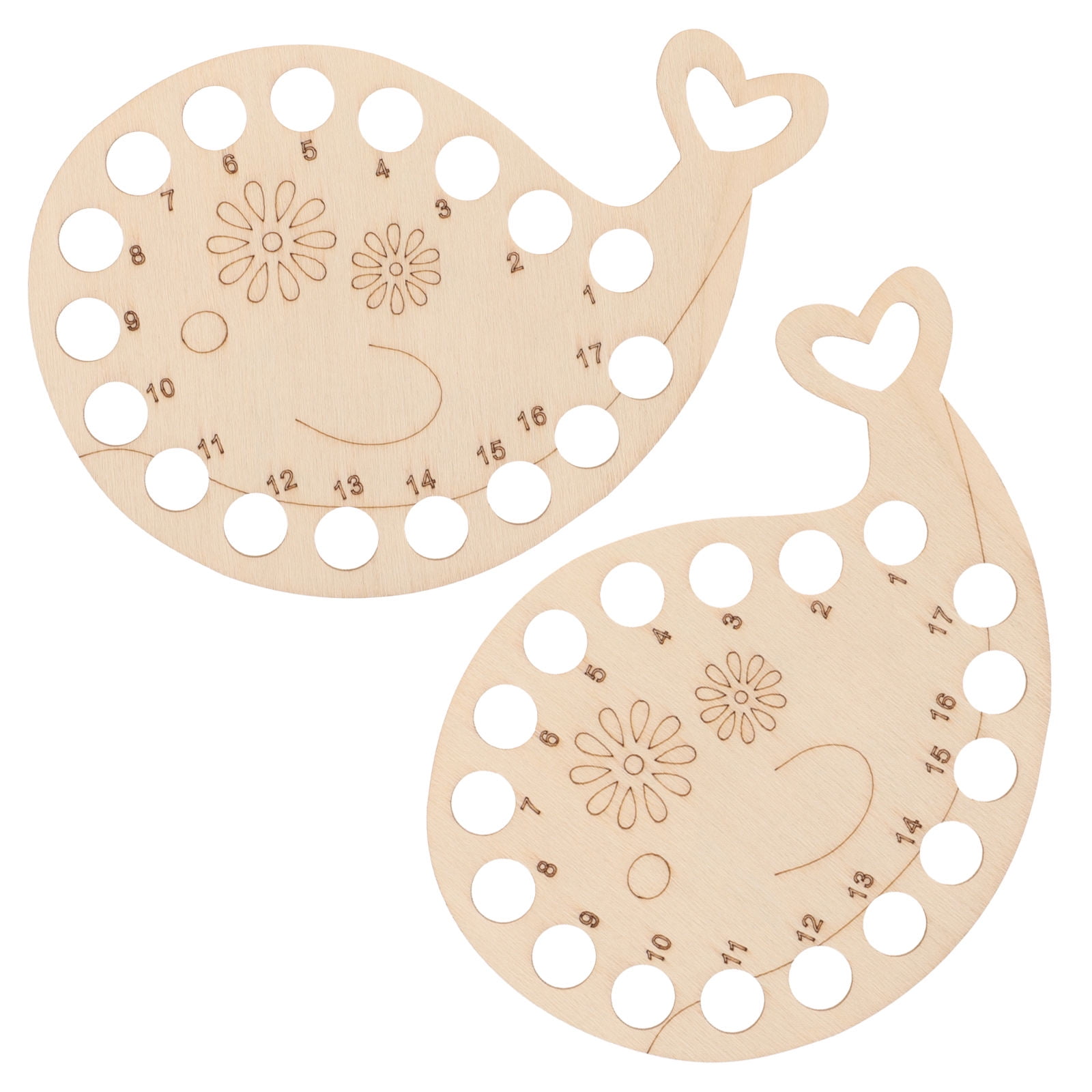 OFFIGAM 2Set Cross Thread Organizer Whale Carving Pattern for Thread ...