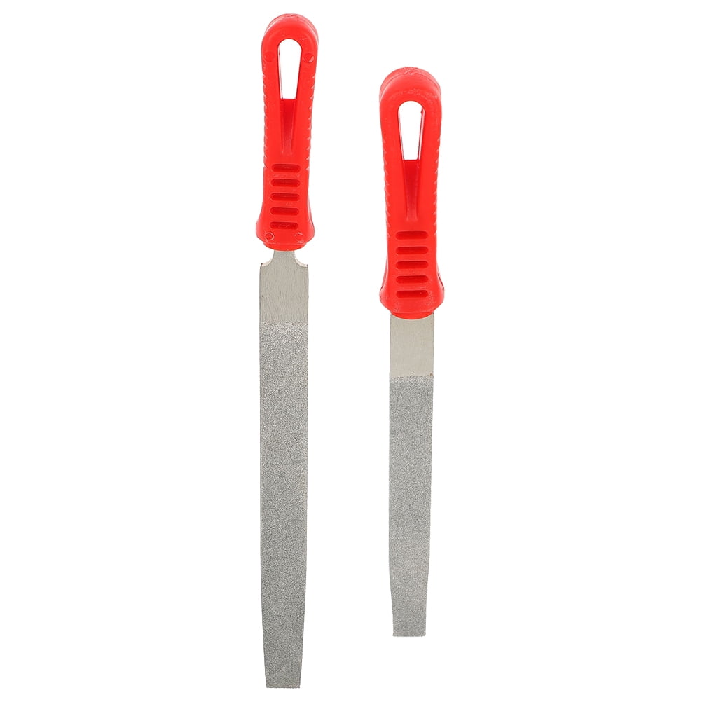 OFFIGAM 2-Piece Flat File Set with Plastic Handles, Hand Tools for ...