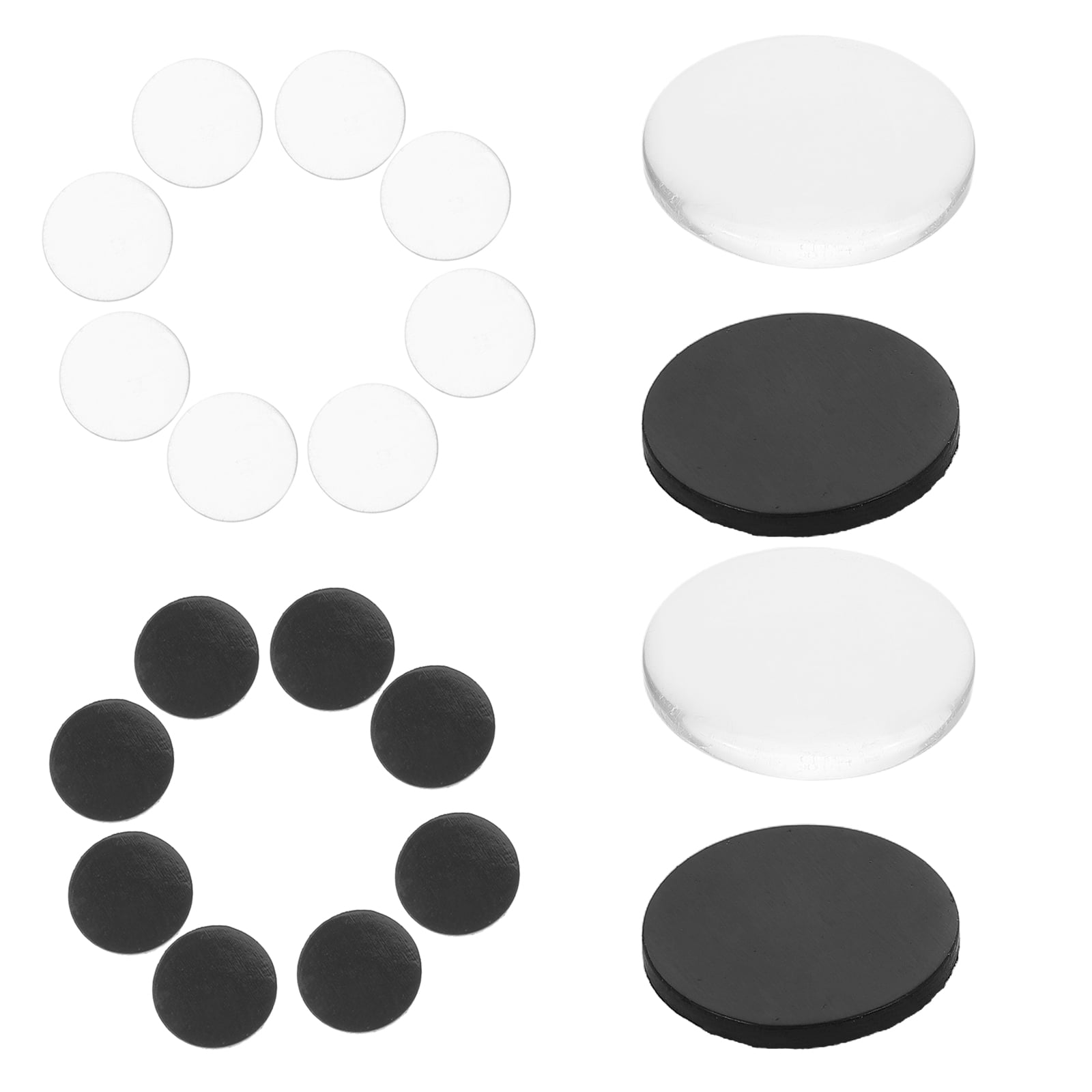 OFFIGAM Craft Project Magnets Transparent Glass for Refrigerator ...