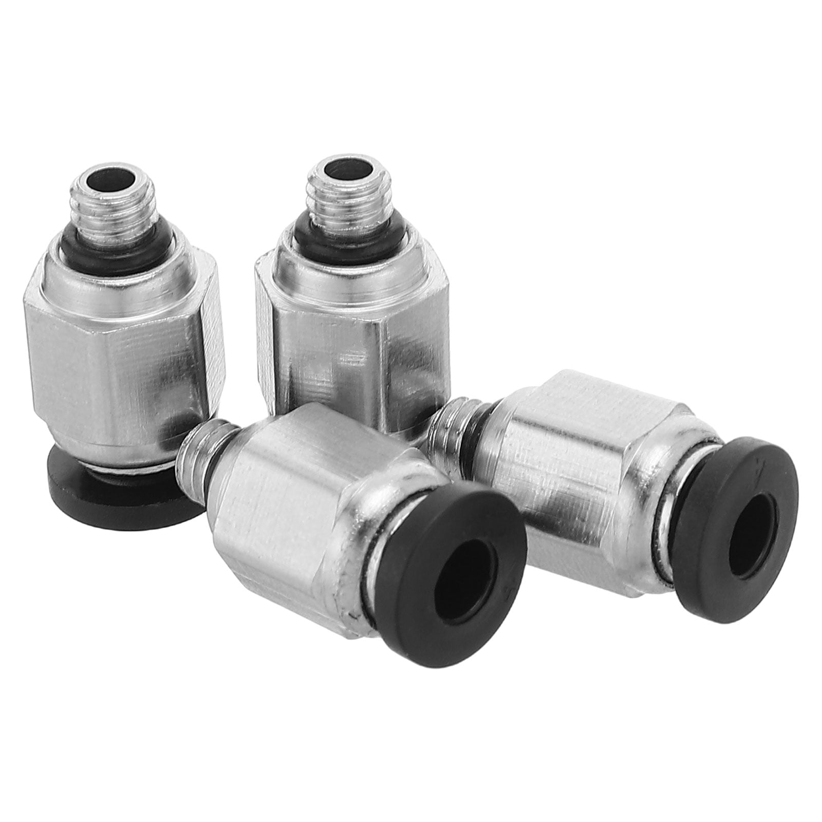 OFFIGAM 4Pcs Quick Connect Hose Fittings Nickel Plated Copper Pneumatic ...