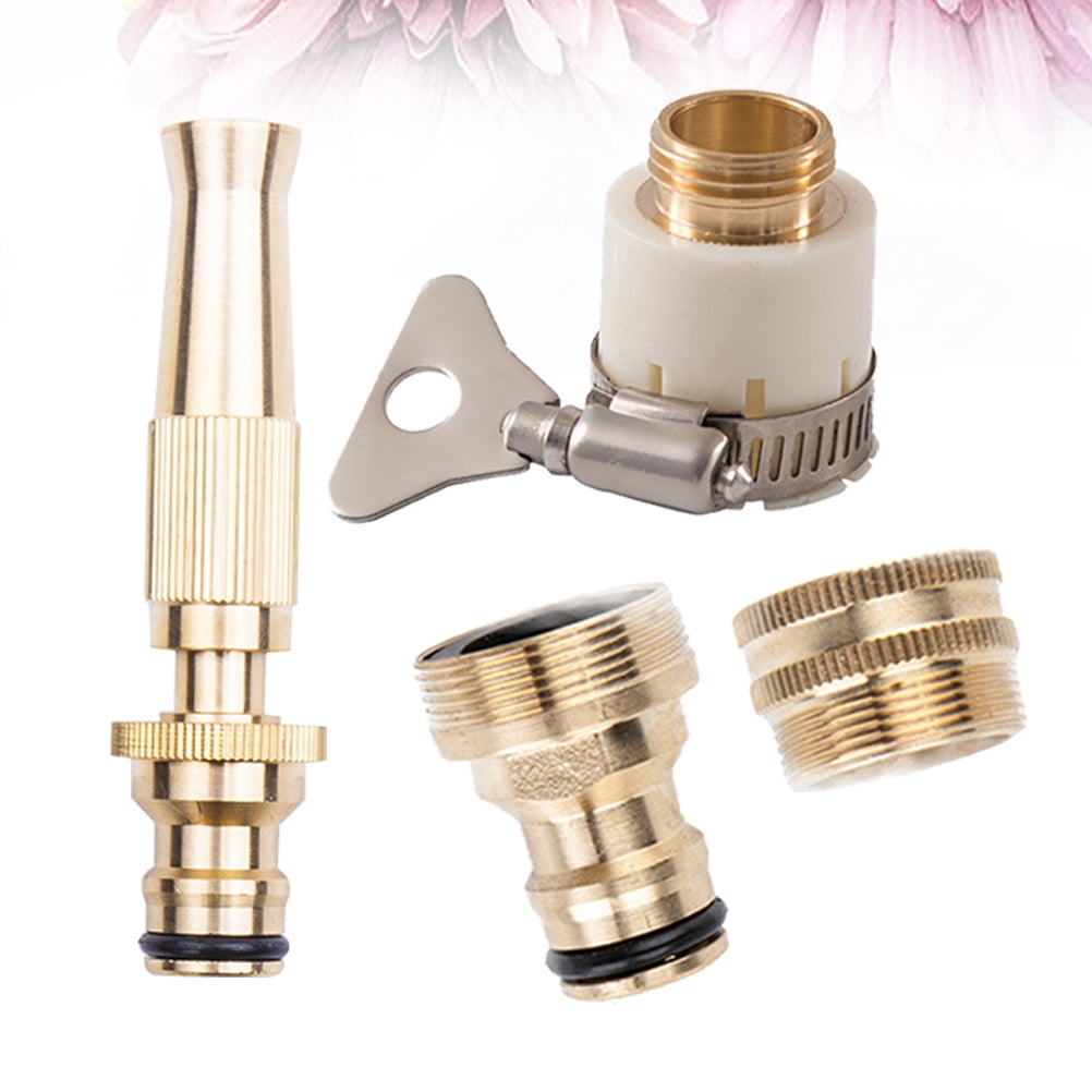 OFFIGAM 4Set Golden Solid Fast Coupler for High Pressure Washer Adapter ...