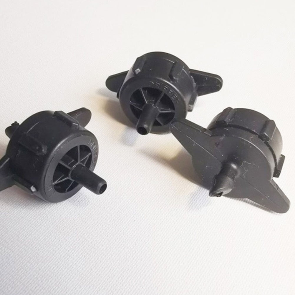 OFFIGAM 50Pcs Black Pressure Compensation Drip Emitters for Garden and ...
