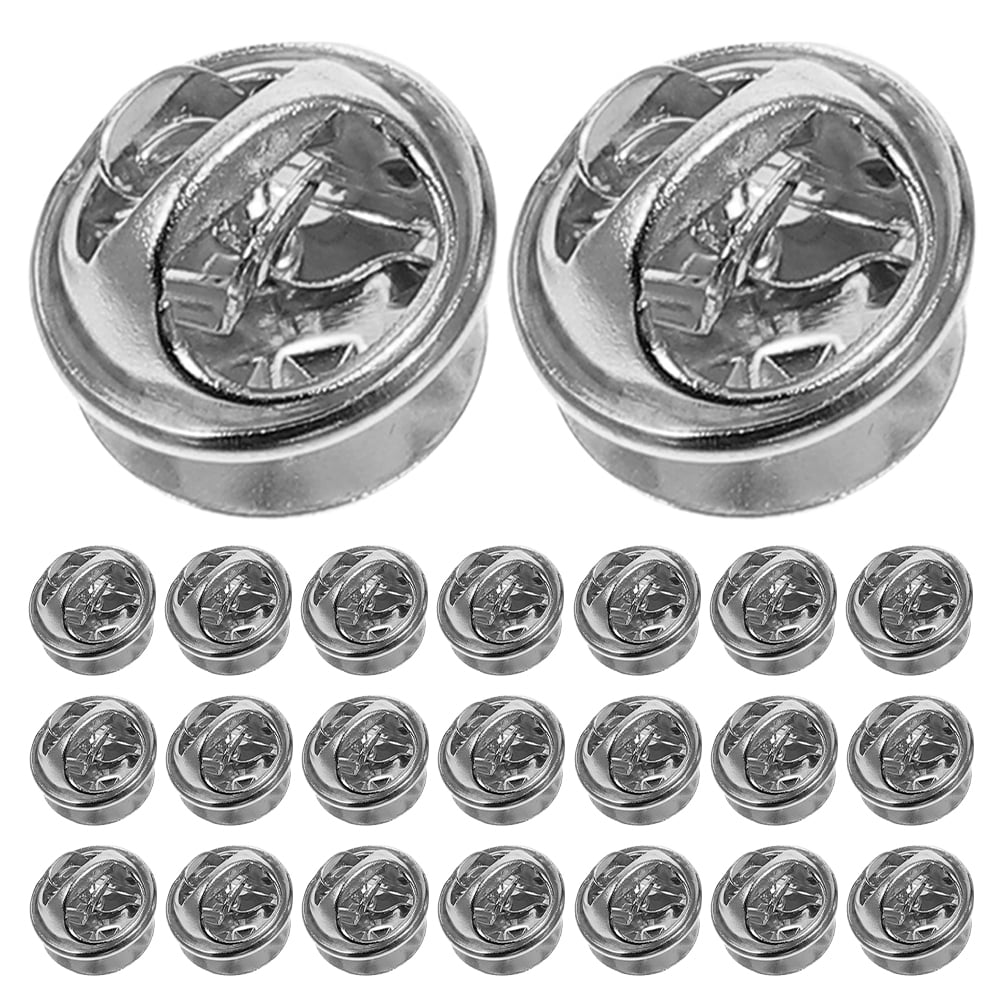 OFFIGAM 50 Sets Locking Pin Backs for Enamel Pins, Lapel Pins, Tie ...