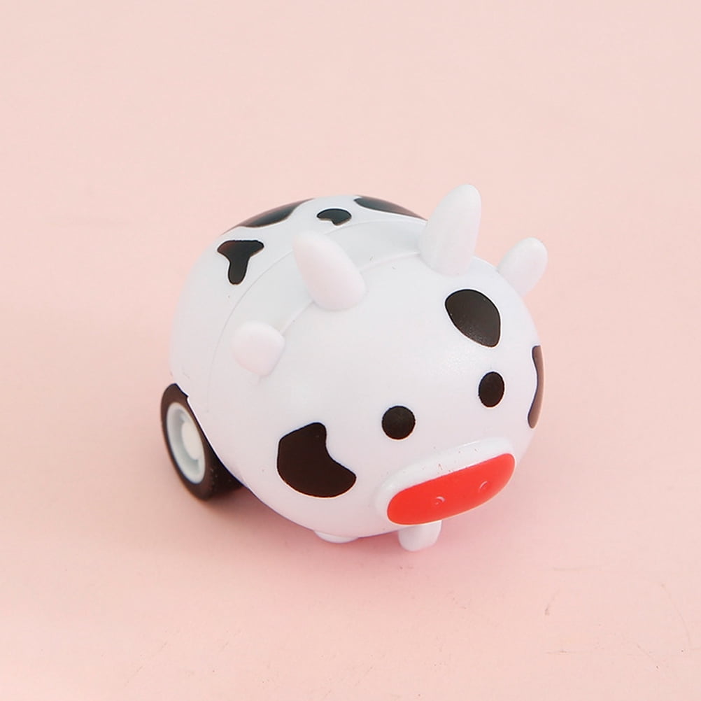 OFFIGAM 5Pcs Dairy Cow Pull Back Toy Car Party Favor Safe Material for ...