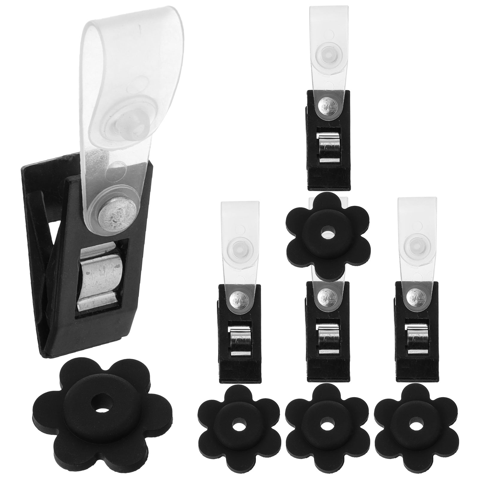 OFFIGAM 6-Pack Plastic Flag Fixing Clamps for Outdoor Use, Multi ...
