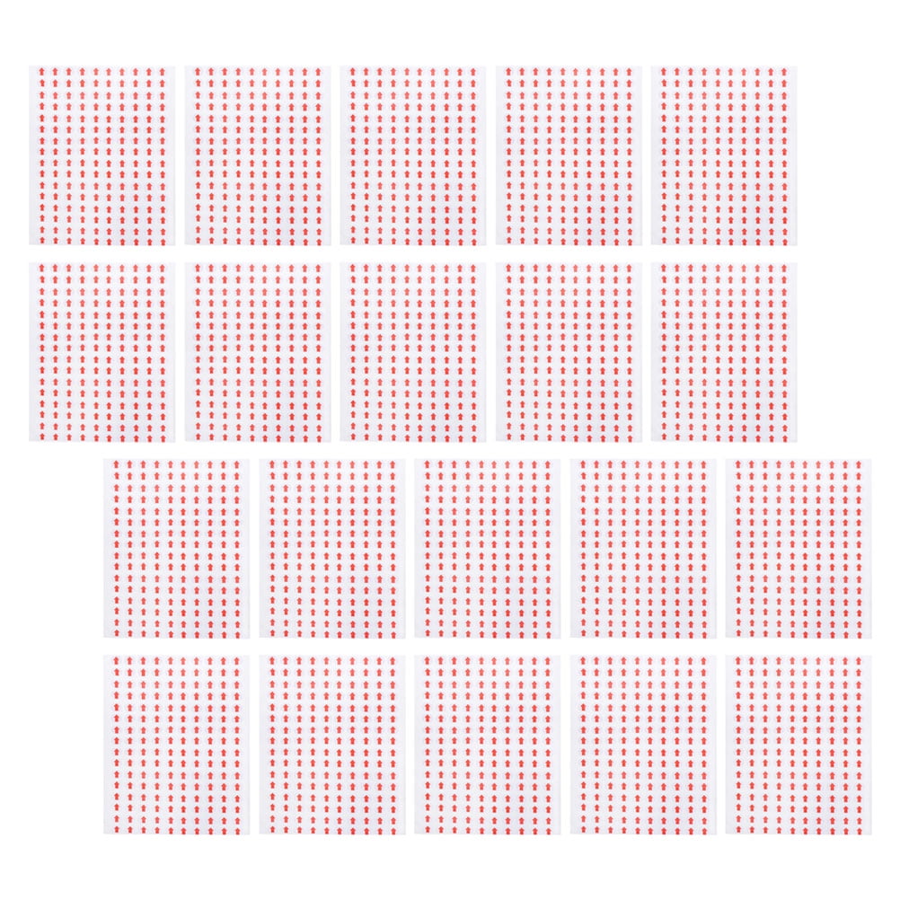 OFFIGAM 60 Sheets Adhesive Arrow Labels Colored Labels Stickers for ...