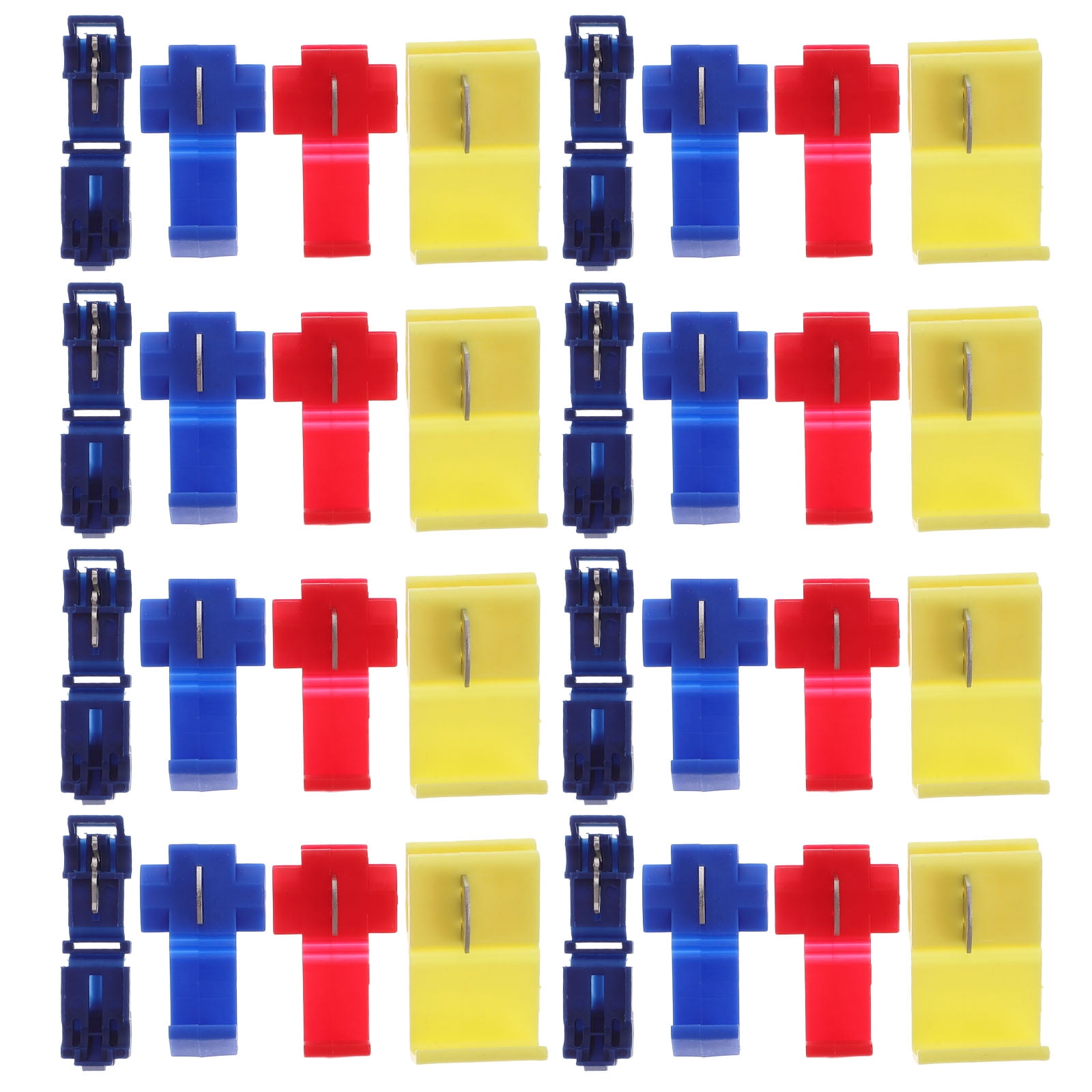 OFFIGAM 65Pcs Wire Terminals Assorted Color Plastic T Shaped Wire ...