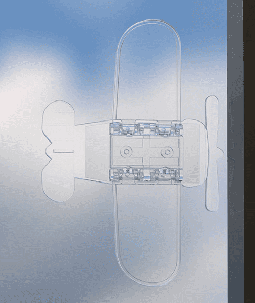 OFFIGAM 6Pcs Adjustable Transparent Sliding Window Locks Airplane Style ...