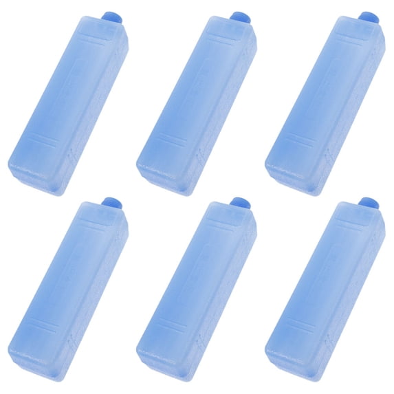 OFFIGAM 6Pcs Blue Reusable Ice Packs Portable Cooler Ice Packs for ...