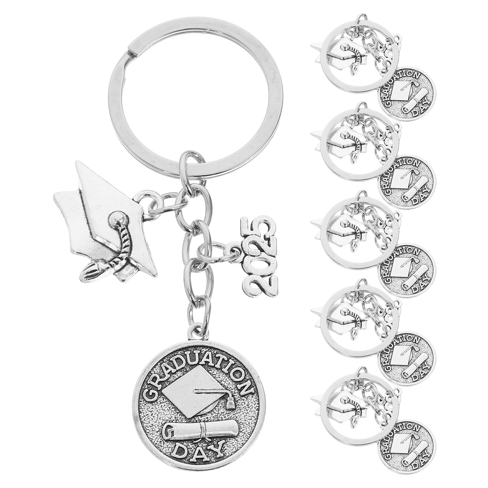 OFFIGAM 6Pcs Graduation Keyrings Elegant Bachelor Cap Shape Keepsake ...