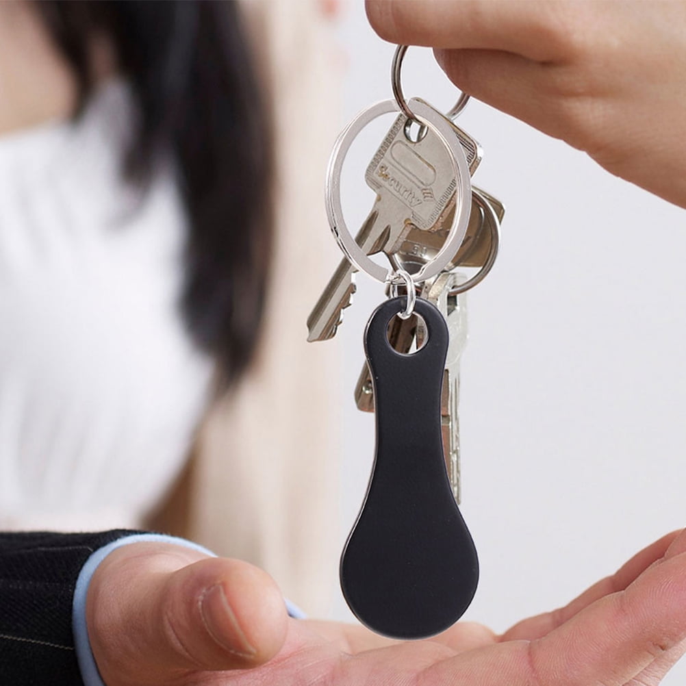 OFFIGAM 6Pcs Trolley Tokens for Supermarket Carts with Stainless Steel ...