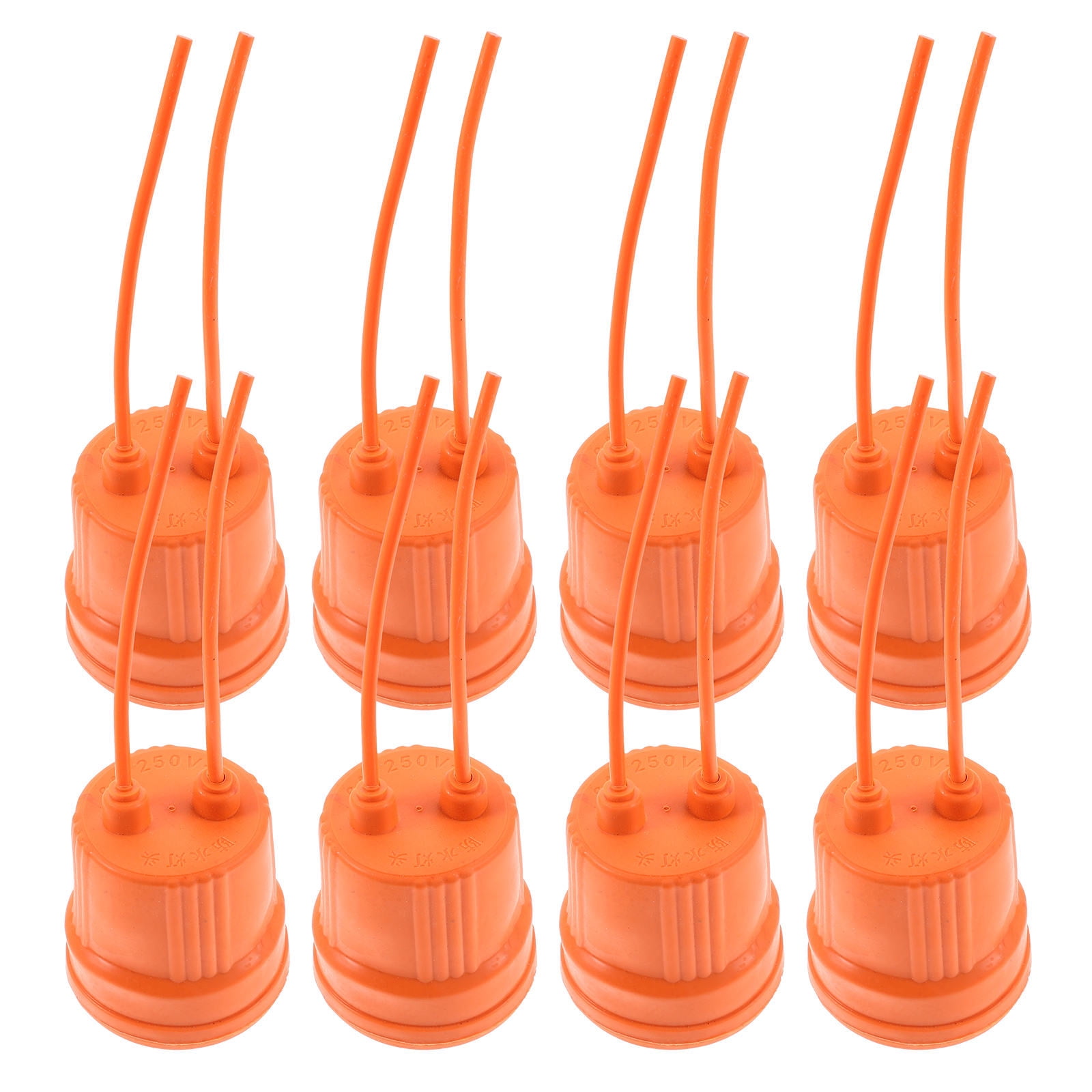 OFFIGAM Waterproof Light Socket, Orange PVC Ceramic, High Temp ...