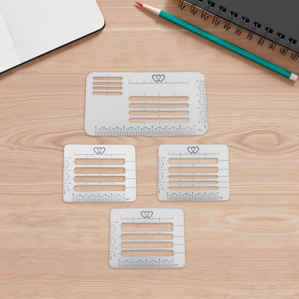 OFFIGAM 8 Small Templates Addressing Guide Stencil For Lettering ...