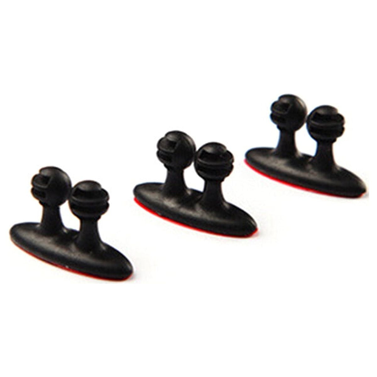 OFFIGAM 8Pcs Black PVC Cord Clip for Car Cable Management Wire ...