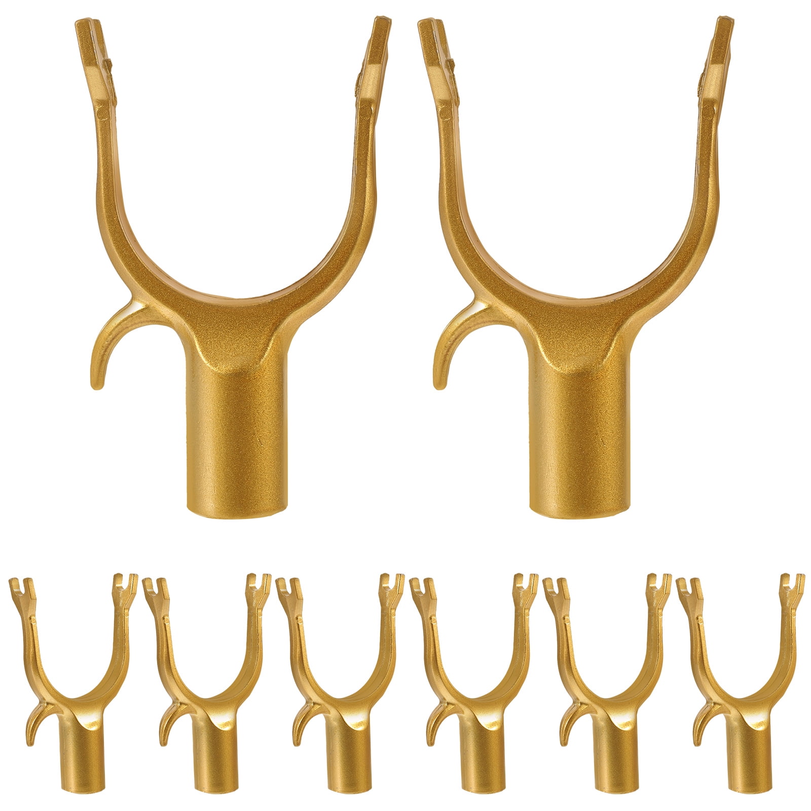 OFFIGAM 8Pcs Gardening Branch Accessories Golden Plant Clips for Tree ...