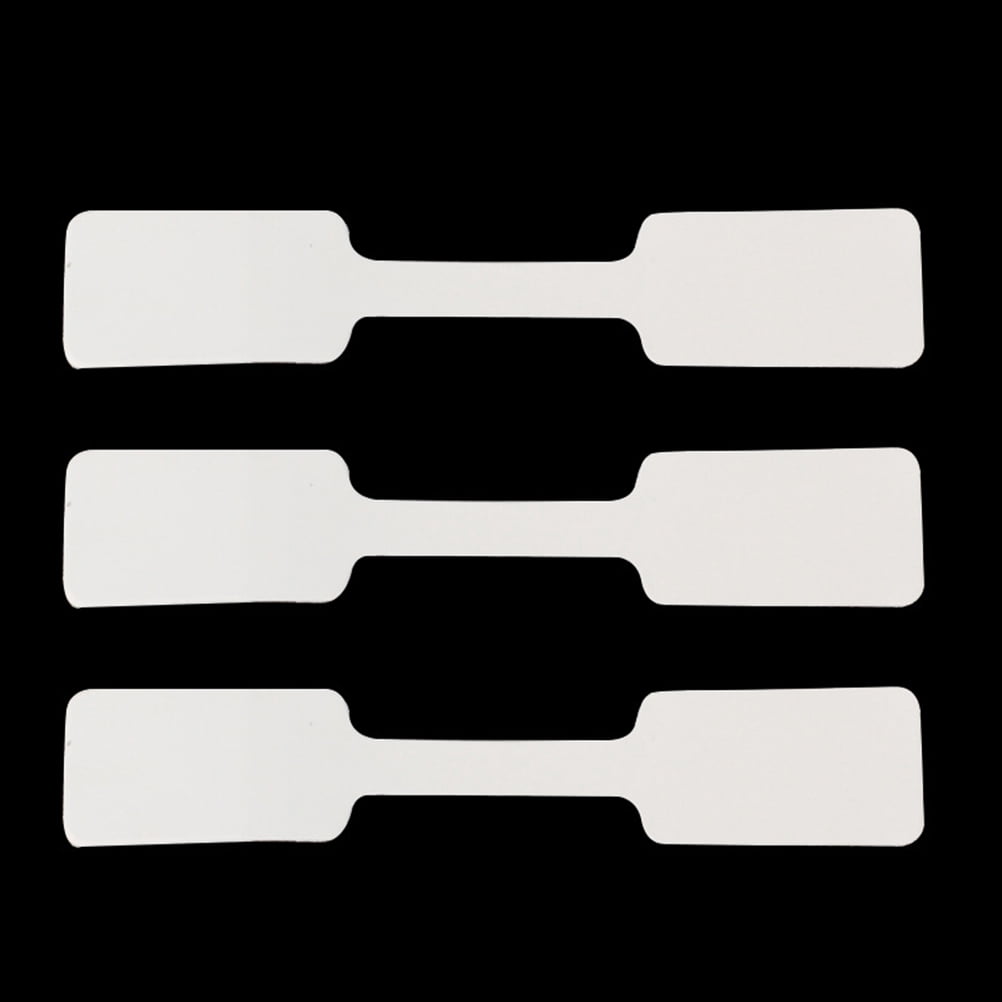 OFFIGAM 90Pcs Jewelry Paper Tags White Display Cards with Removable ...