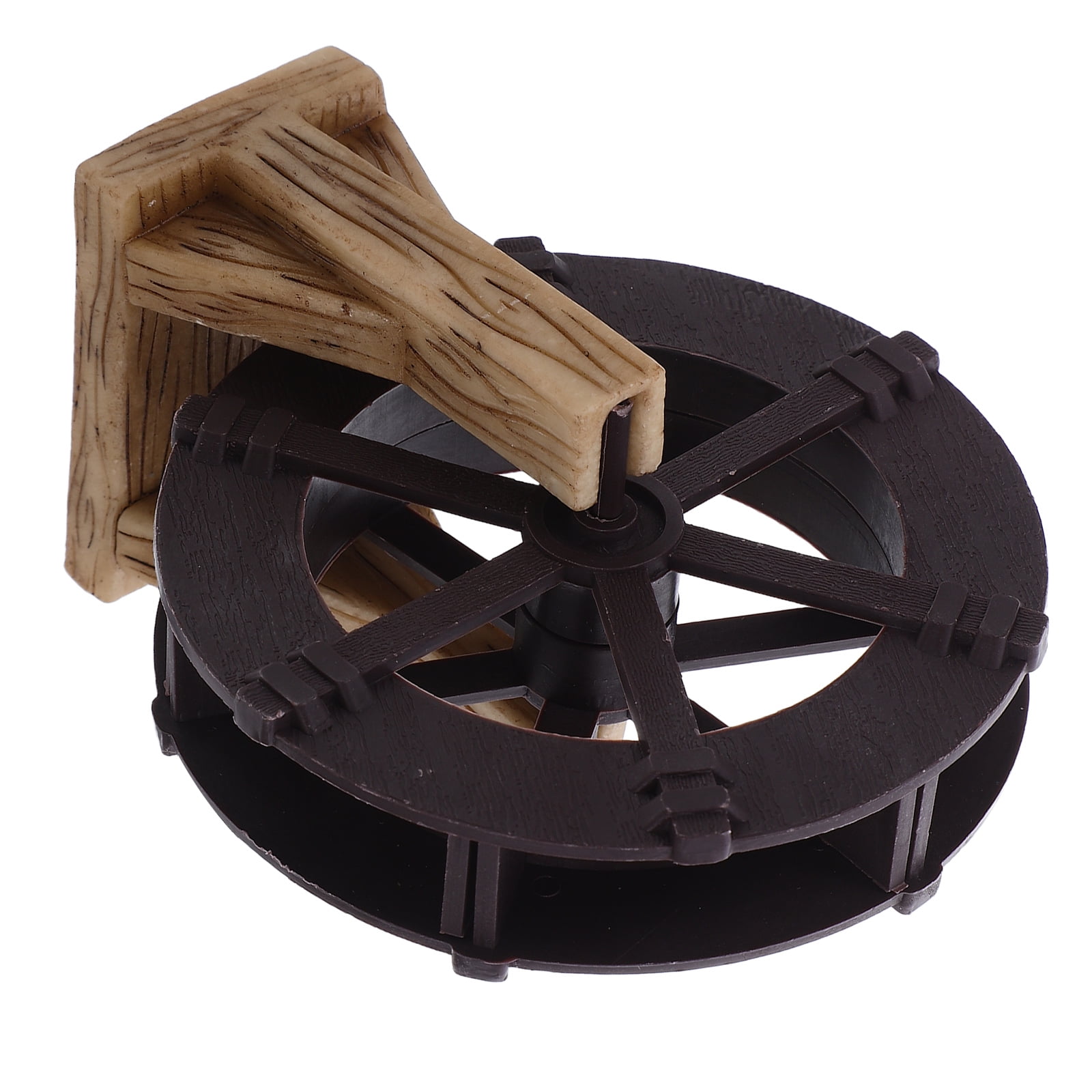 OFFIGAM Mini Water Wheel Fountain, 3.5 Inch Plastic Decorative ...