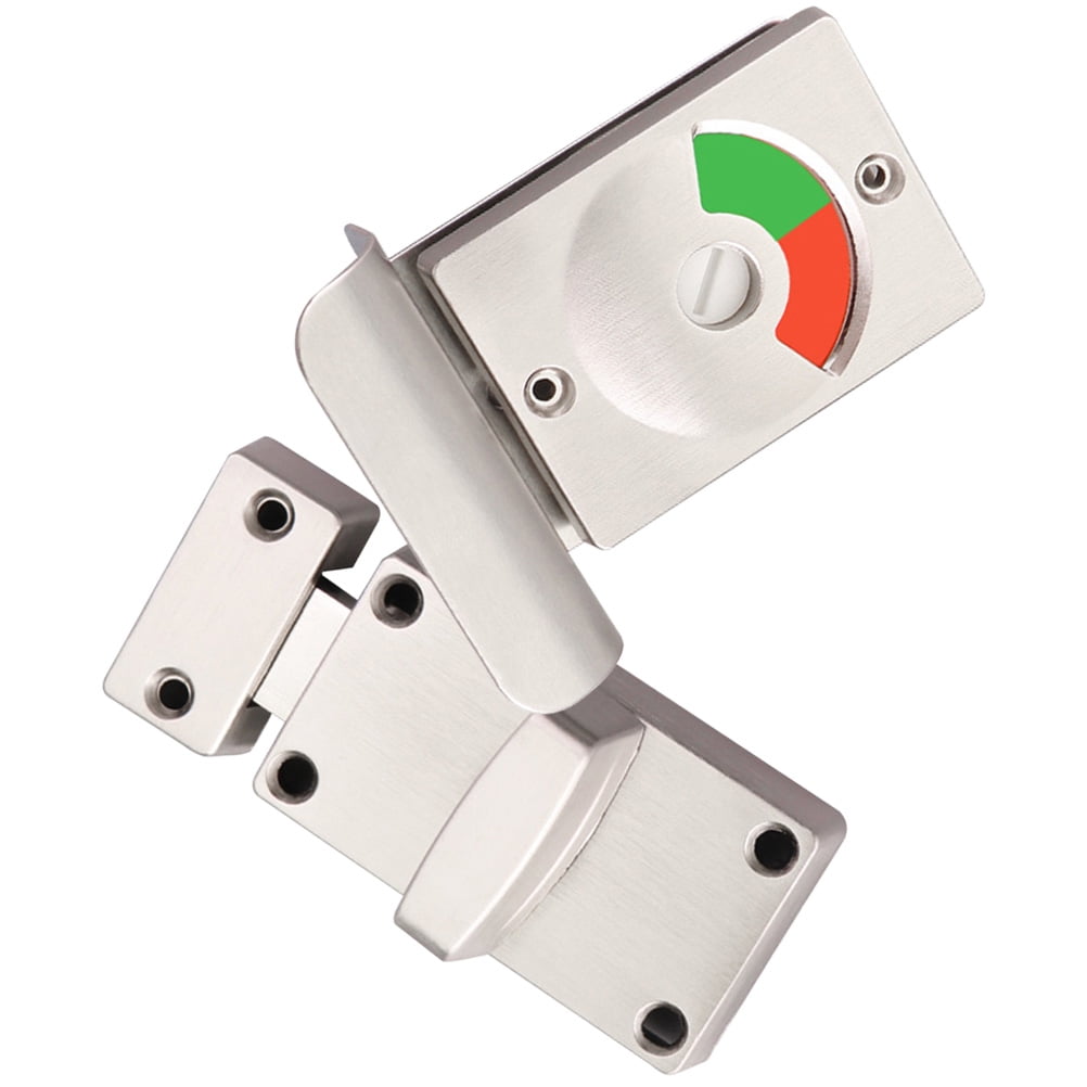 OFFIGAM Bathroom Occupied Lock Indicator Stainless Steel Toilet Door ...