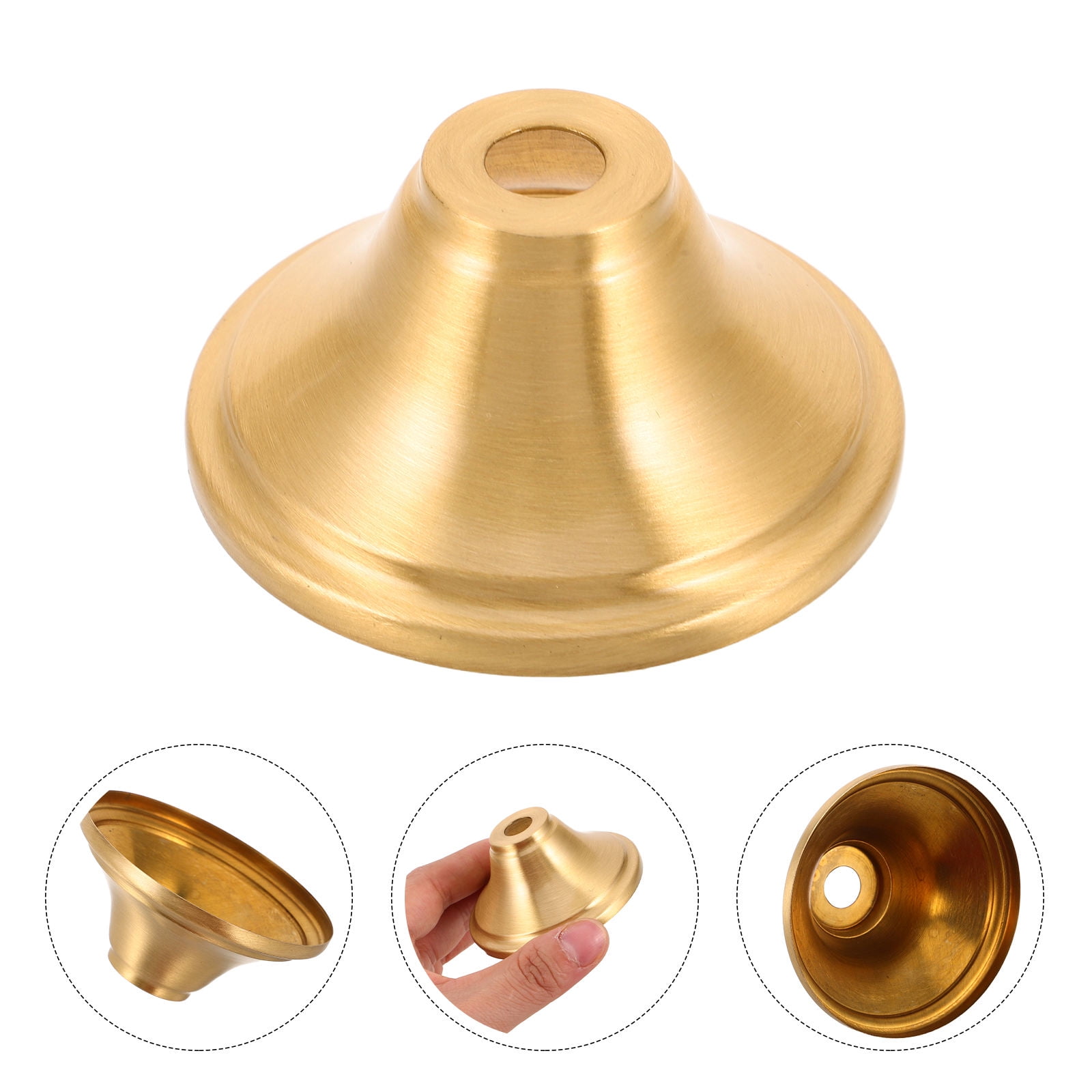 OFFIGAM Versatile Golden Lamp Finial for Table and Floor Lamps Enhance ...