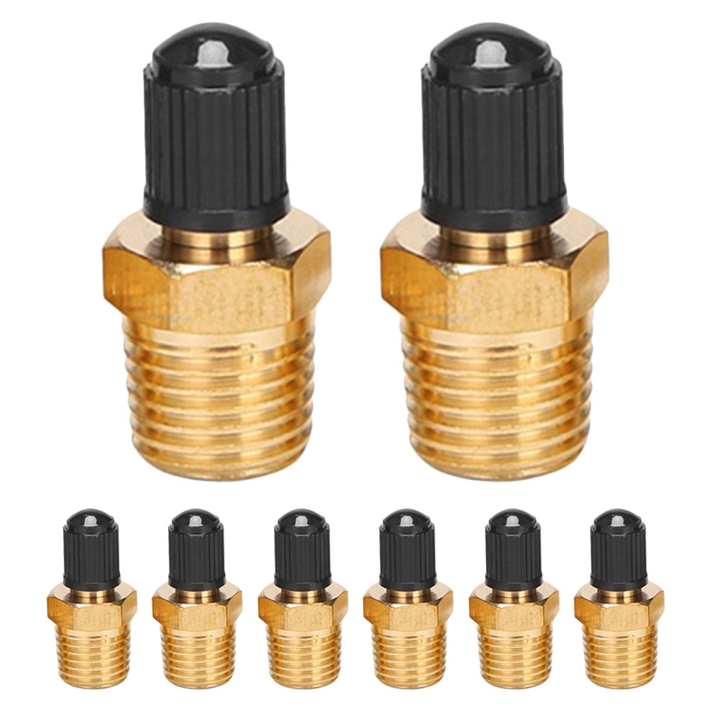 OFFIGAM Set of 8 Portable Brass Valve Cores for Air Compressor and ...