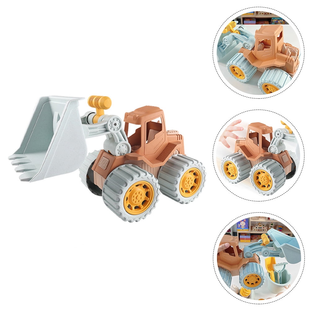 OFFIGAM Bulldozer Toy for Children Truck Toy Model for Indoor and ...