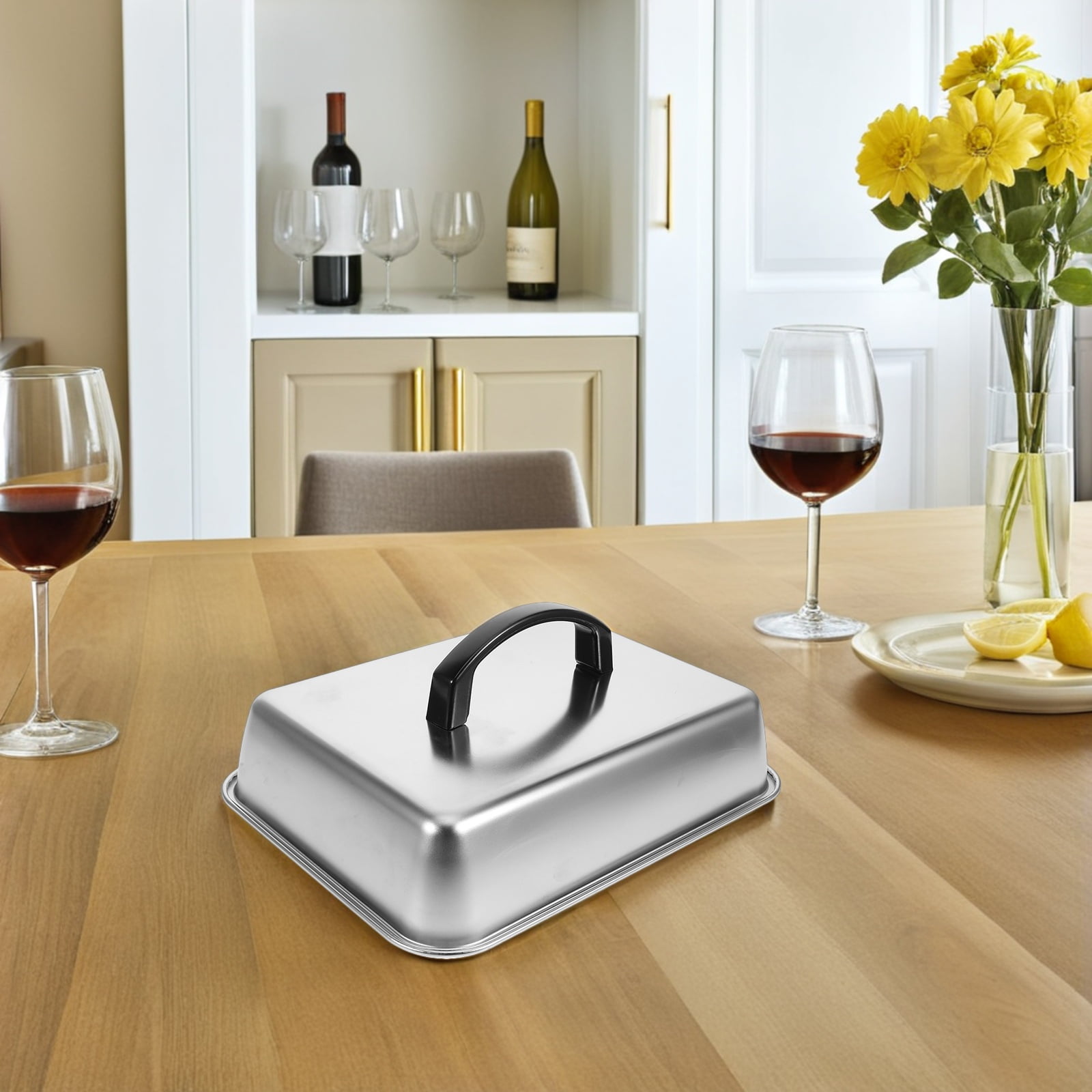 OFFIGAM Cheese Melting Basting Cover Rectangular Elegant Design For ...