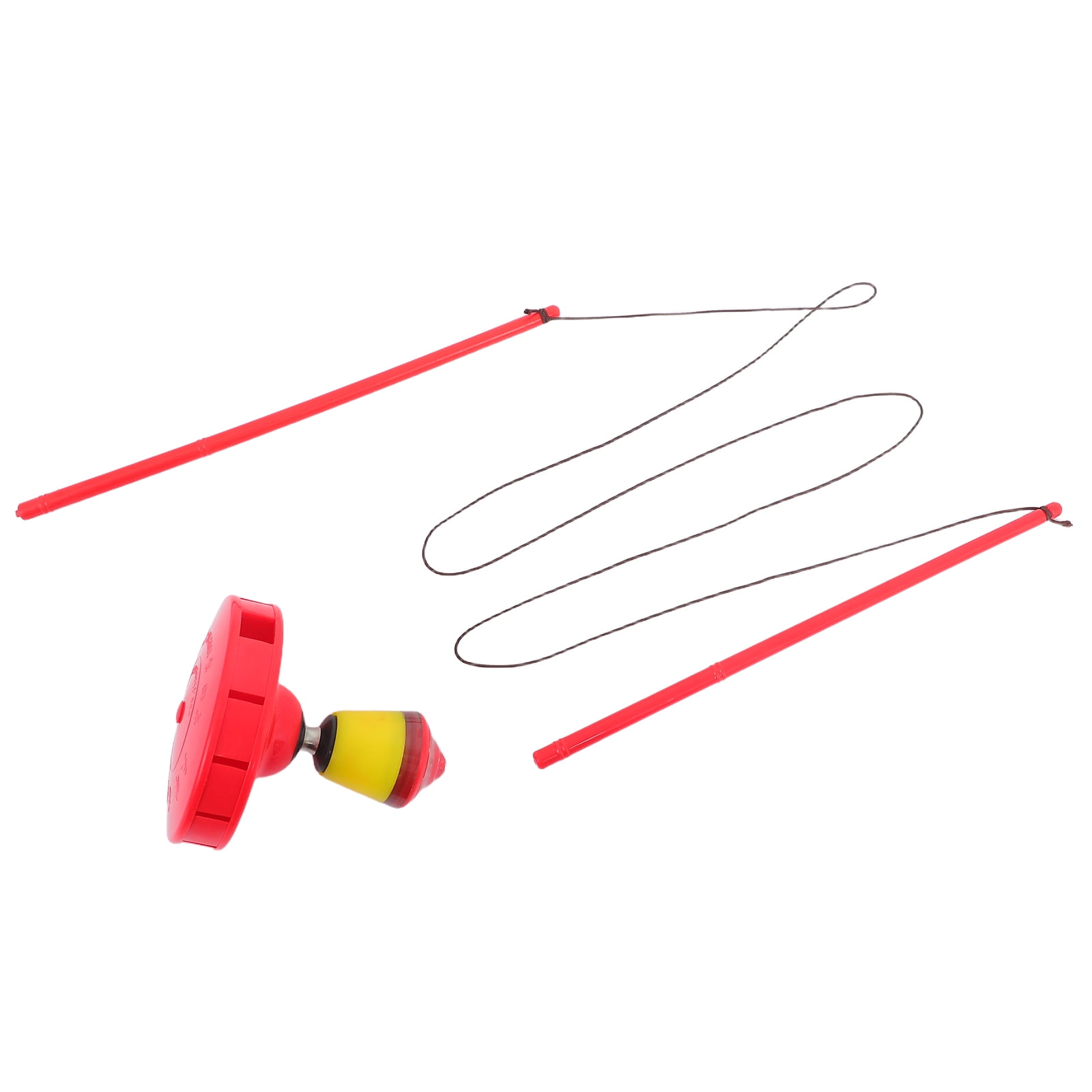 OFFIGAM Chinese Diabolo Yoyo Red Plastic for Sports Use Smooth Rotation ...