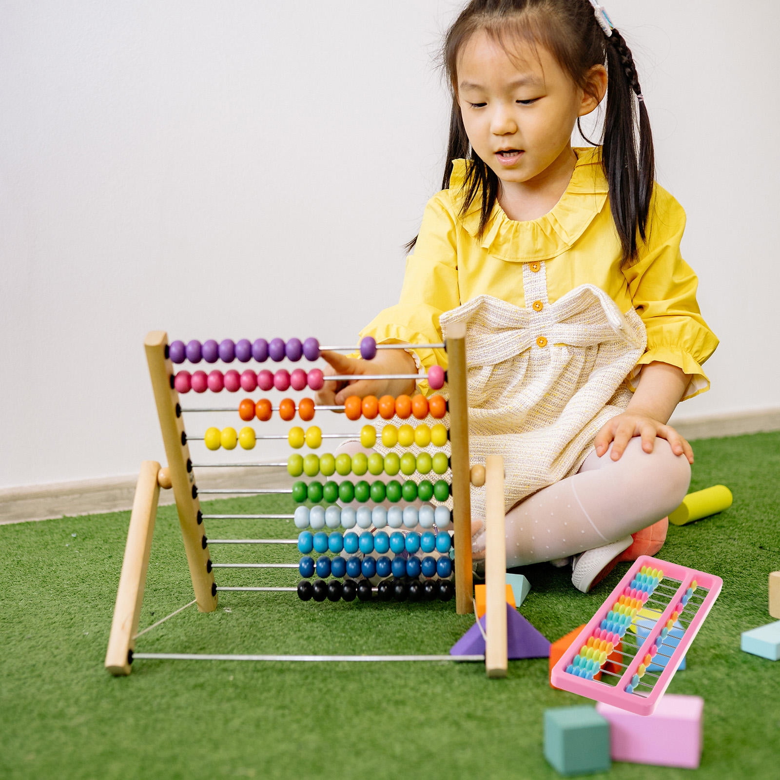 OFFIGAM Counting Tool Abacus Math Abacus Rectangular Simple Design for ...