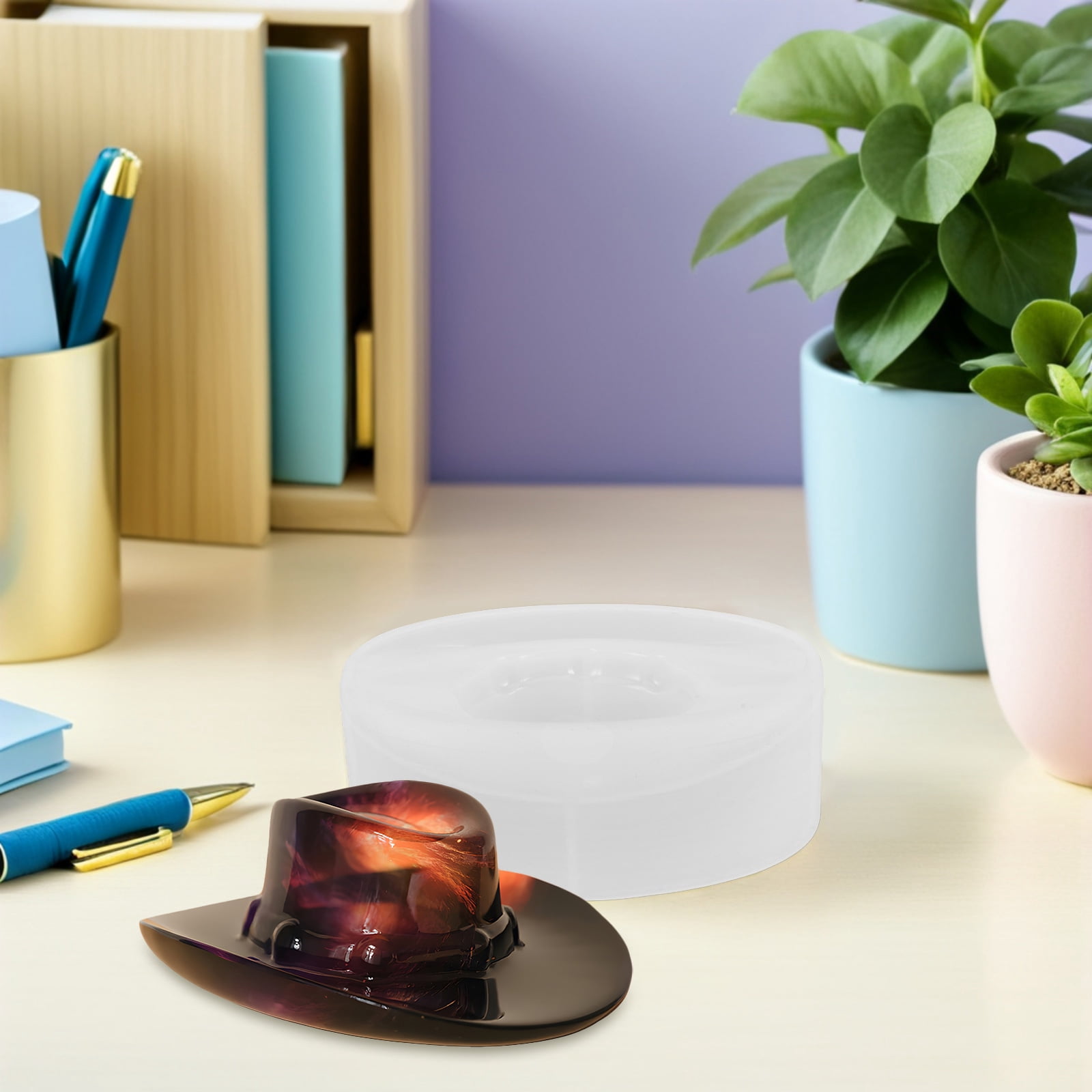 OFFIGAM Hat Silicone Mold for Resin Casting, Realistic Details, Easy ...