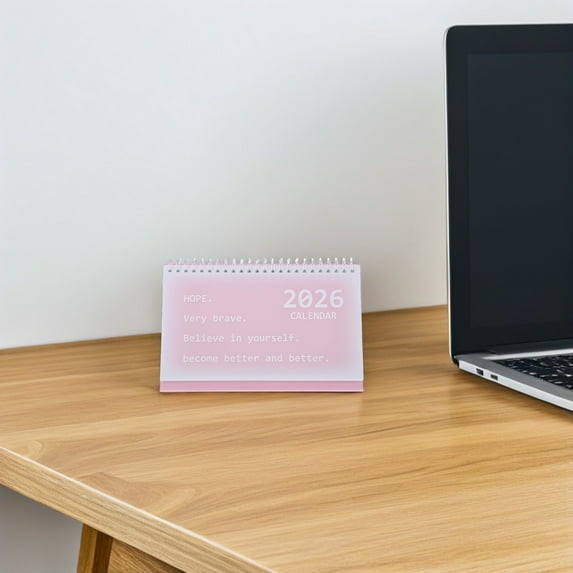 OFFIGAM 2026 Daily Desktop Calendar with Coil Binding for Study Room ...