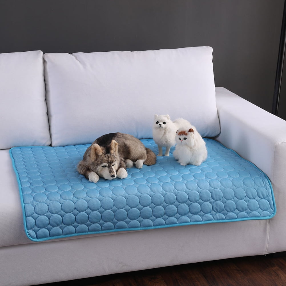 OFFIGAM Dogs Cooling Mat Pet Pad Ice Silk Cotton XL Size for Crate 1Set ...