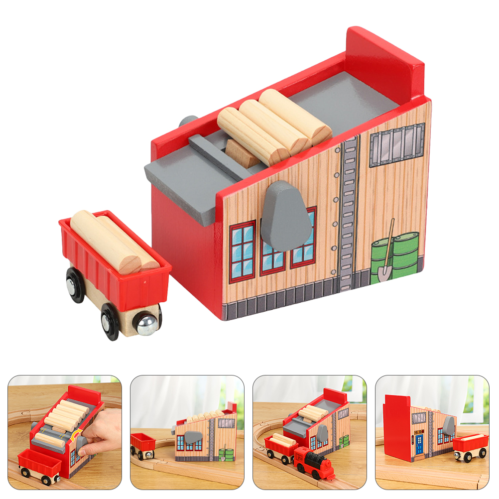 OFFIGAM Educational Toys Train Toy Lumber Blocks for Children Simulate ...