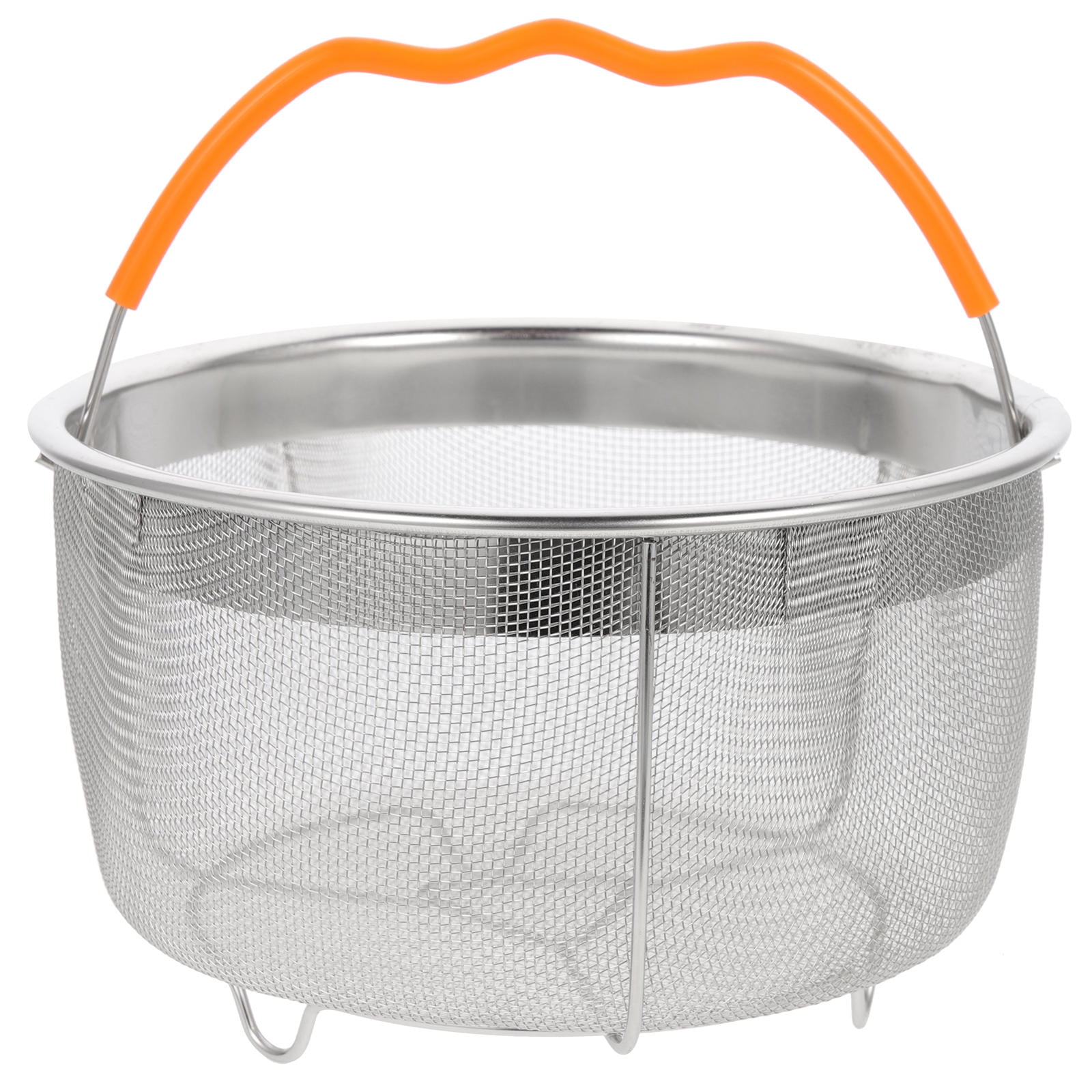 OFFIGAM Stainless Steel Metal Strainer Basket for Vegetables and Pasta Draining, 1 Piece ...