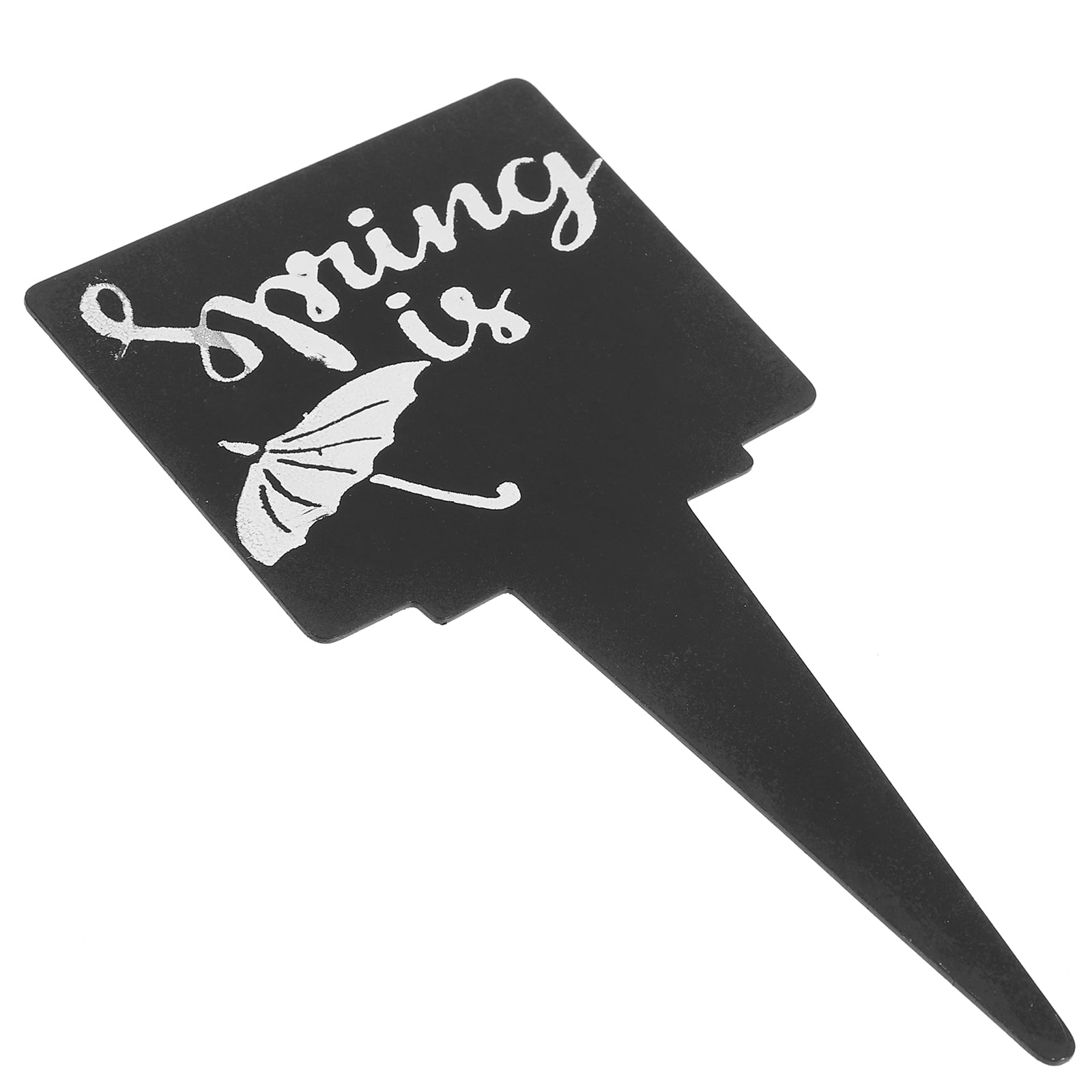 OFFIGAM Garden Planter Signs Potted Plant Sign Iron Black 1Pcs for ...