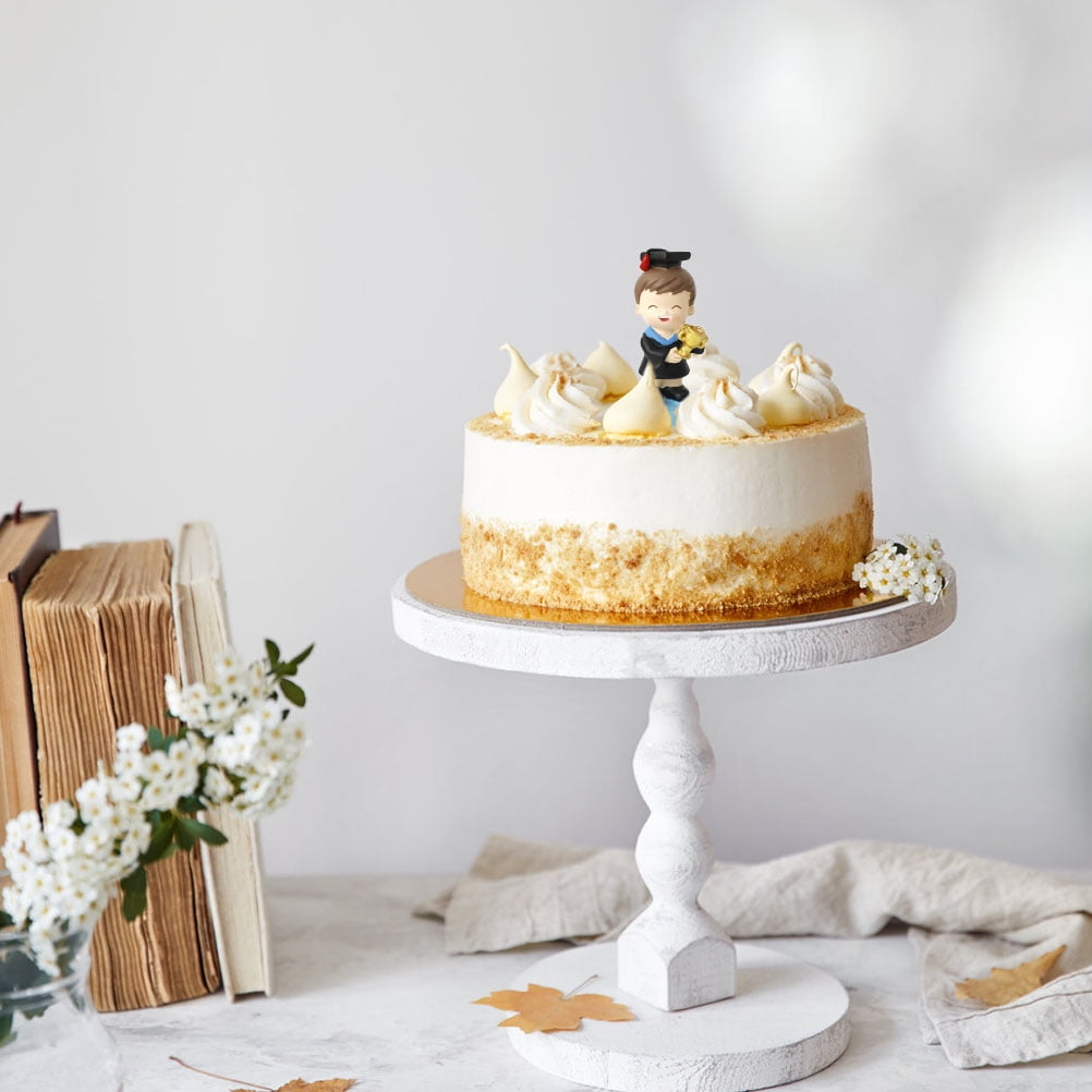 OFFIGAM Graduate Cake Topper Resin Blue For Graduates And Classmates ...