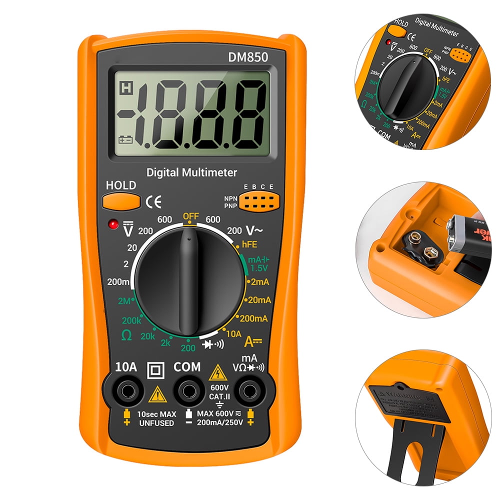 OFFIGAM Handheld Electrical Multimeter for Testing Voltage and Current ...
