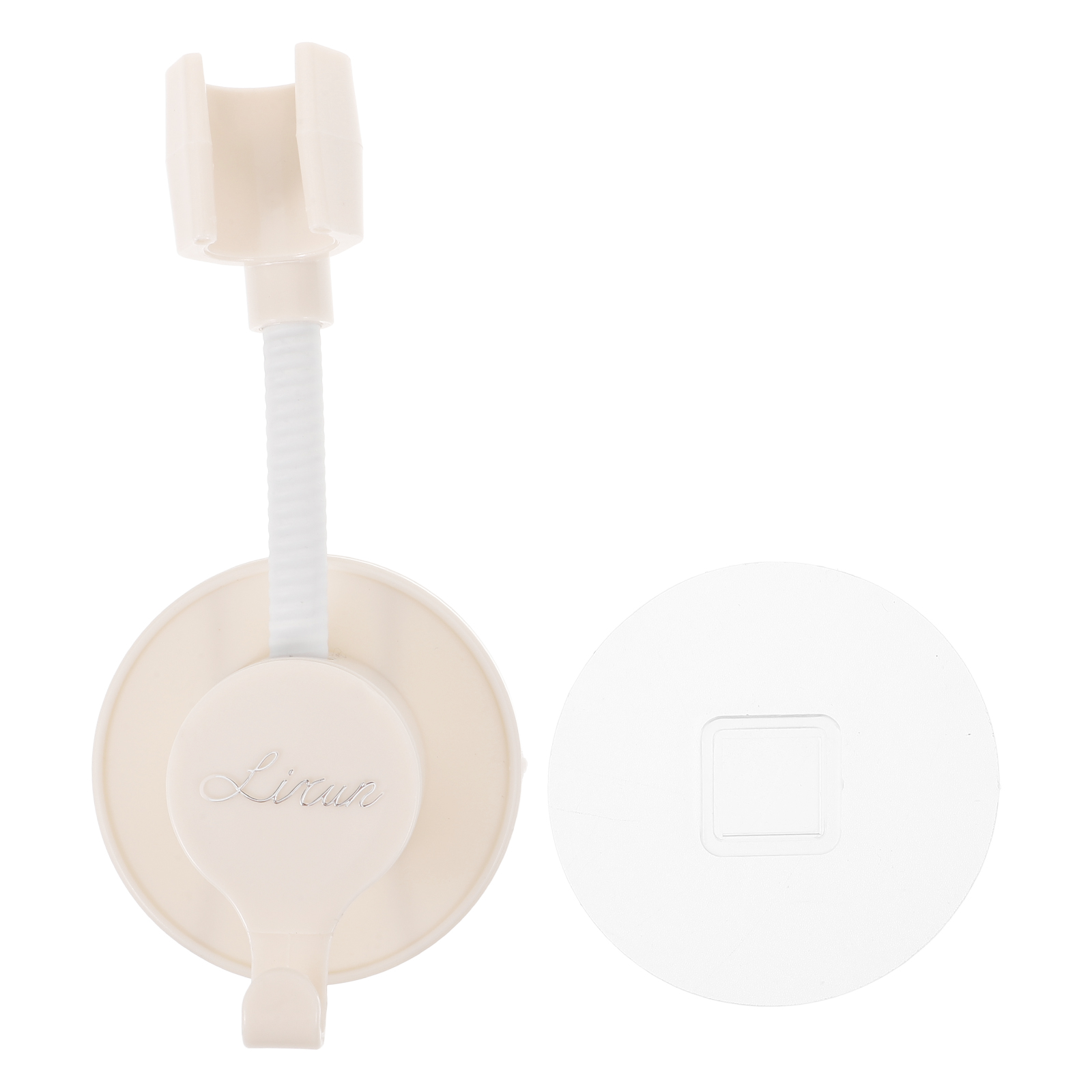 OFFIGAM Hanging Showerhead Base ABS Beige 1 Set for Sleek Finish in Bathroom Accessories ...