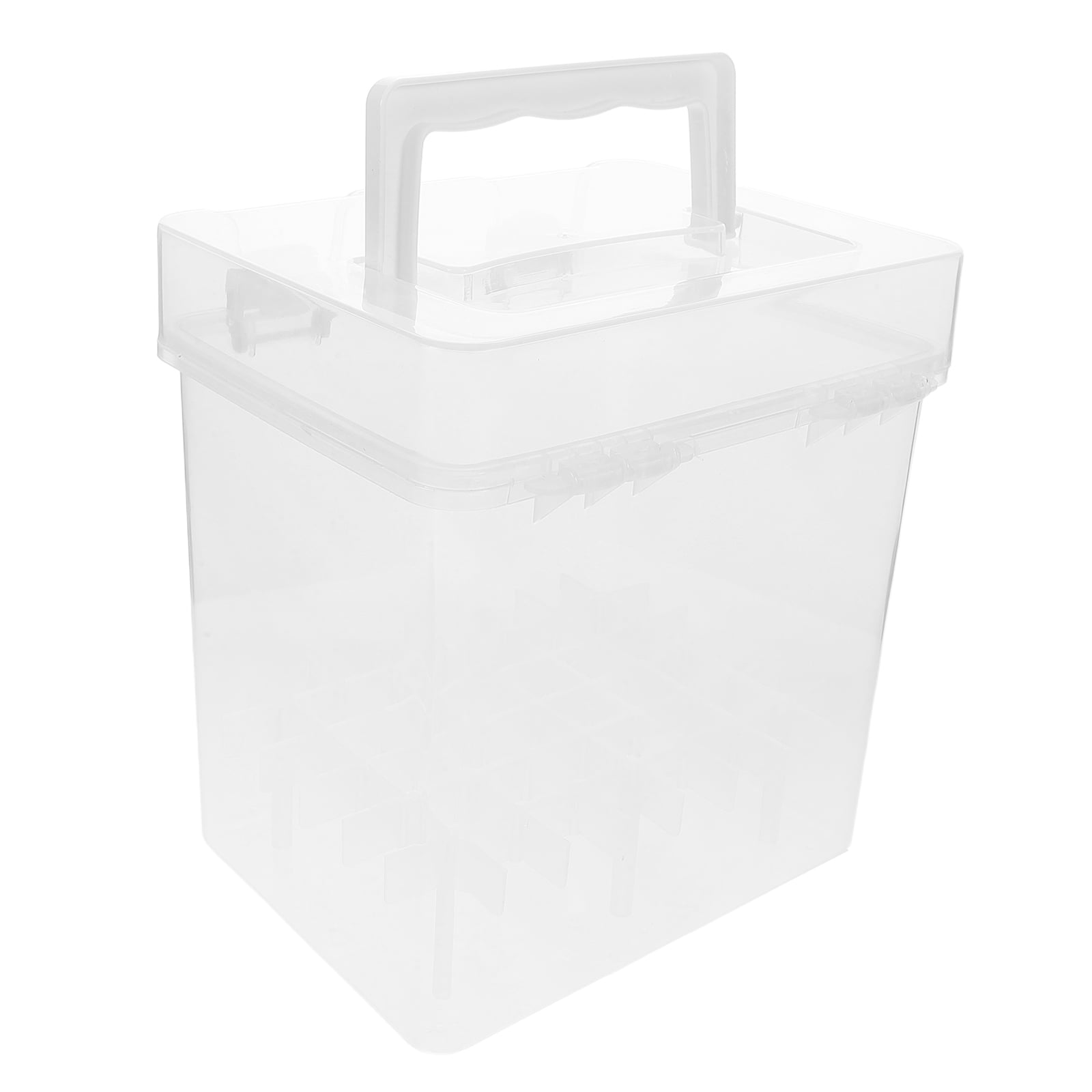 OFFIGAM Clear Plastic Artist Pencil Case Secure Closure Outdoor ...