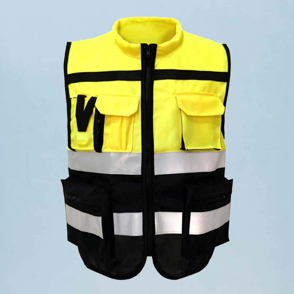 OFFIGAM Reflective Safety Vest for Riding, Washable High-Visibility ...