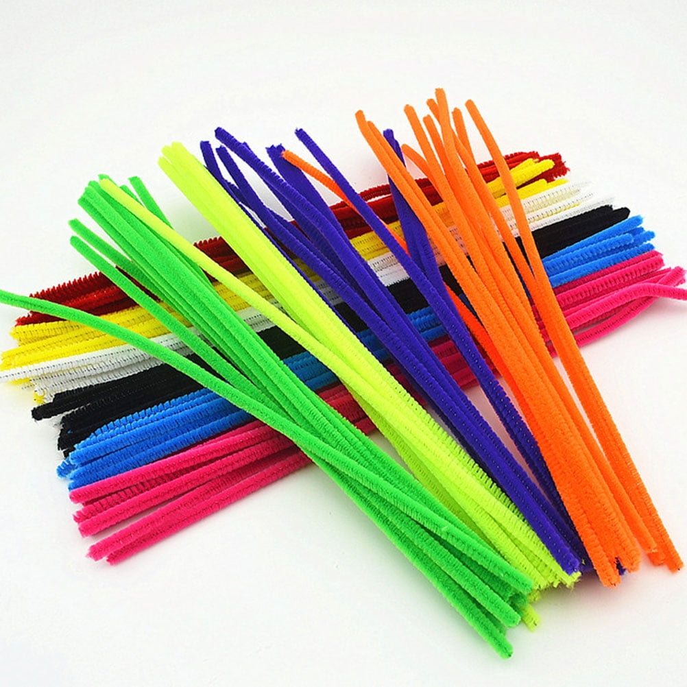 OFFIGAM Iron Plush Pipe Cleaners 300Pcs Assorted Color For Diy ...