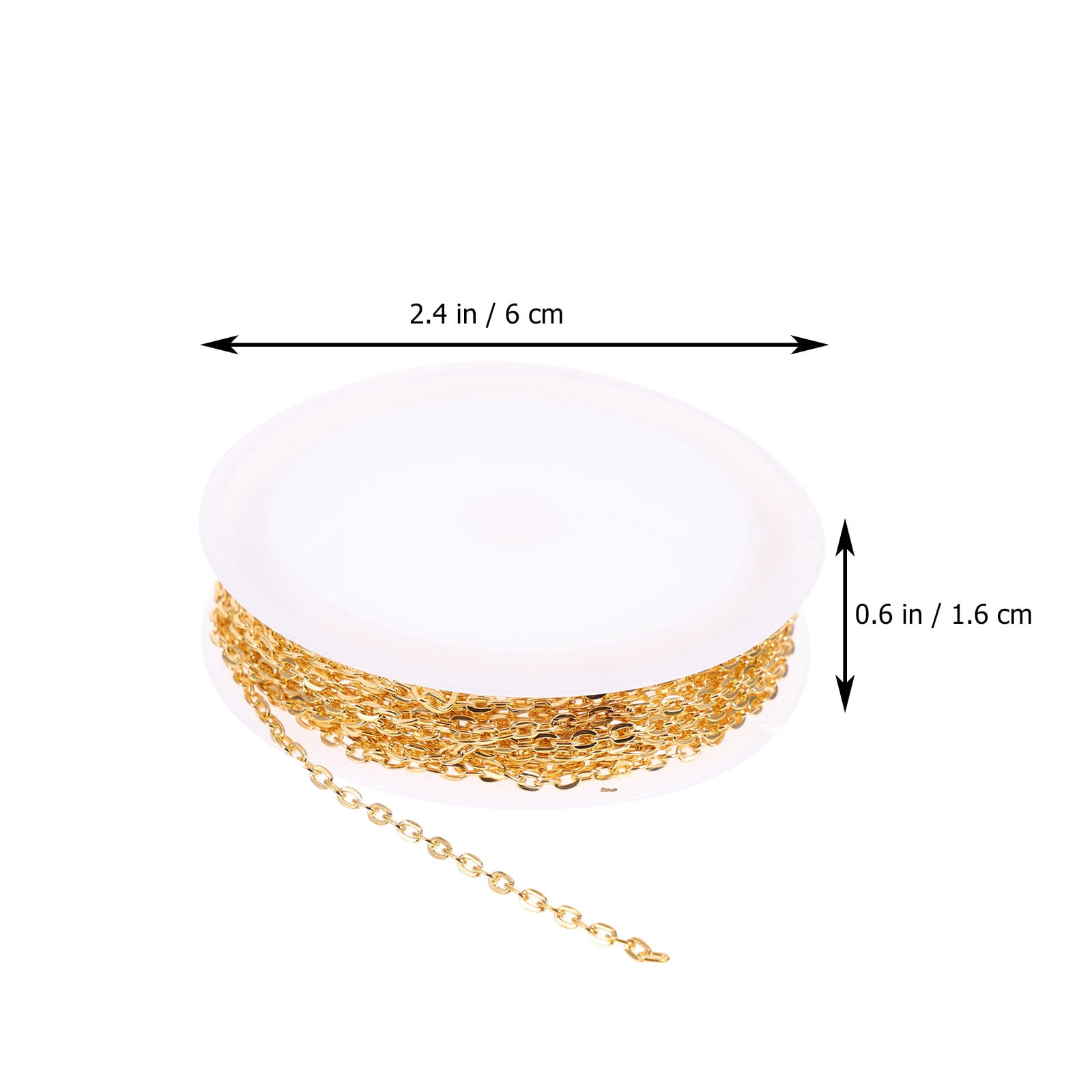 OFFIGAM Jewelry Making Chains Diy Crafting Assorted Color Iron Abs 1 ...