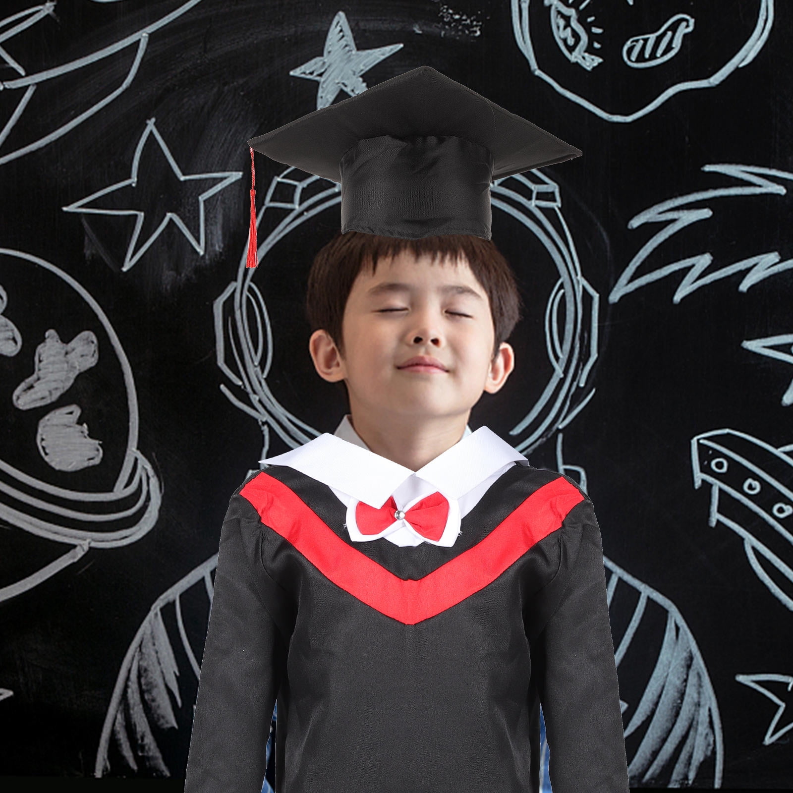 OFFIGAM Kids Graduation Gown and Cap 1 Set for Kindergarten Graduation ...