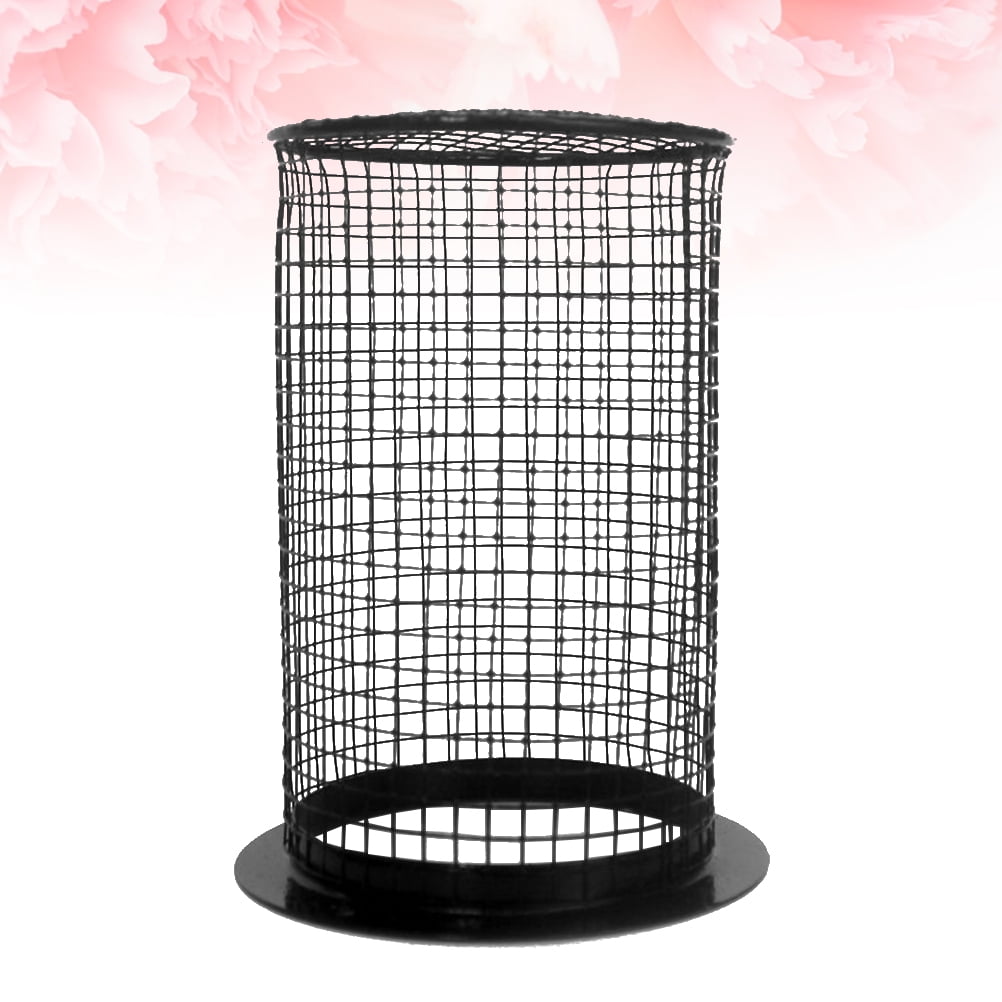OFFIGAM Lamp Cover 1Pack 15x9.5Cm Black Iron For Reptile Heat Lamp And ...