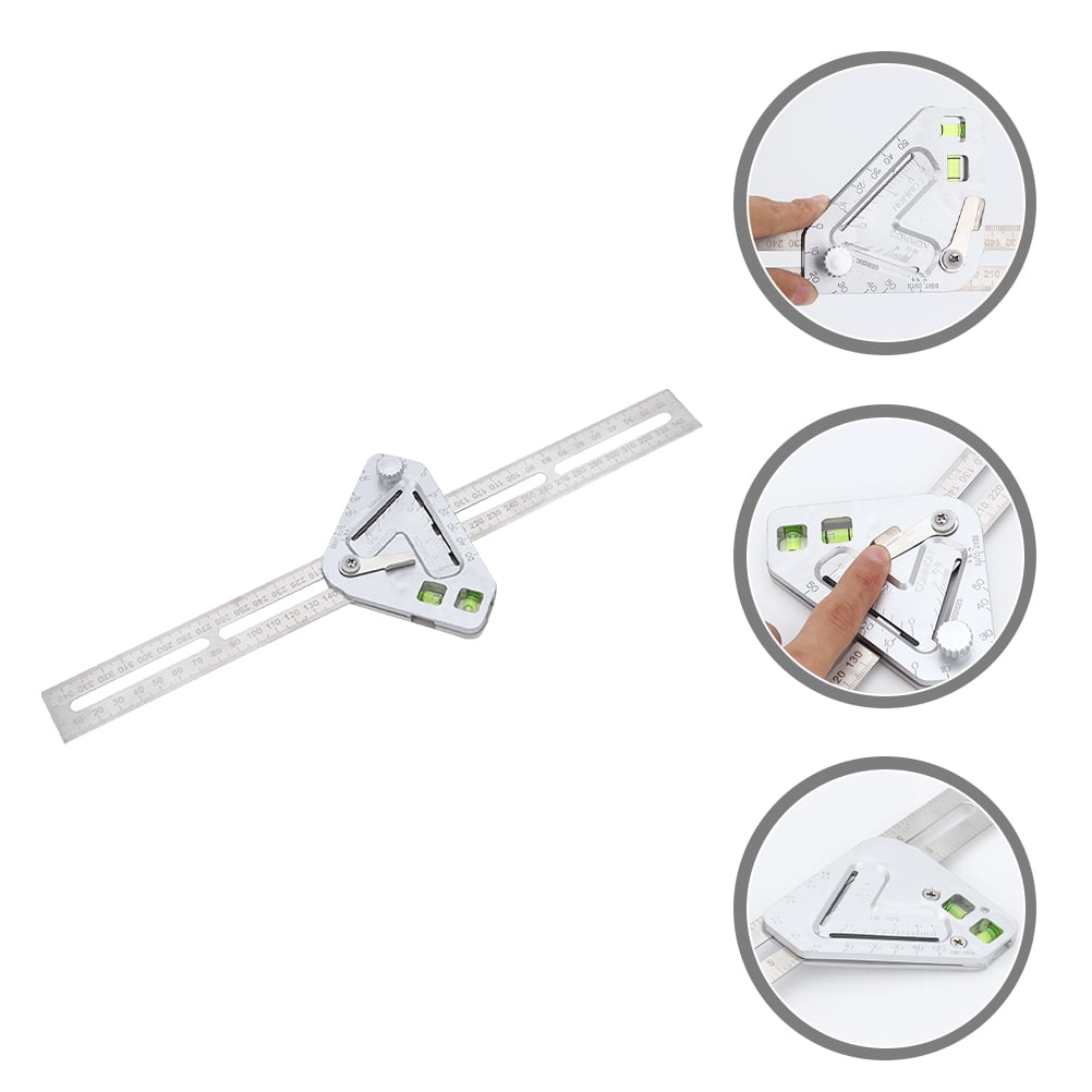 OFFIGAM Machinist Ruler Protractor Stainless Steel 1Set for Length ...