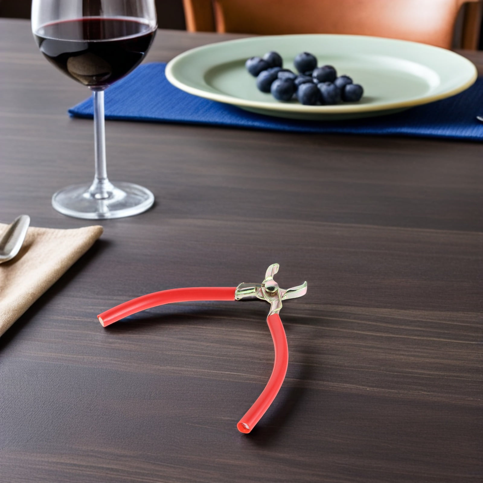 OFFIGAM Nutcracker Tool with Comfortable Red Rubber Grip for Effortless ...