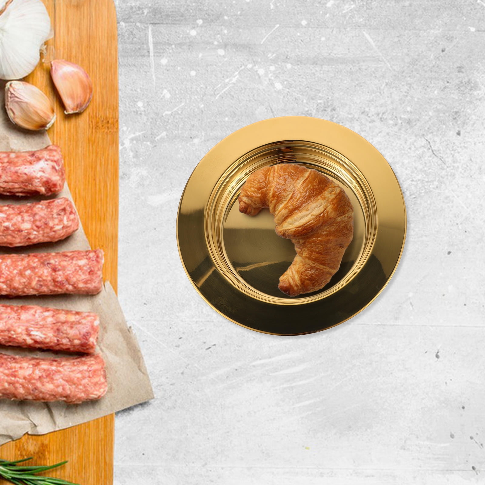 OFFIGAM Stainless Steel Metal Pie Pan for Baking, Tray for Celebrations ...